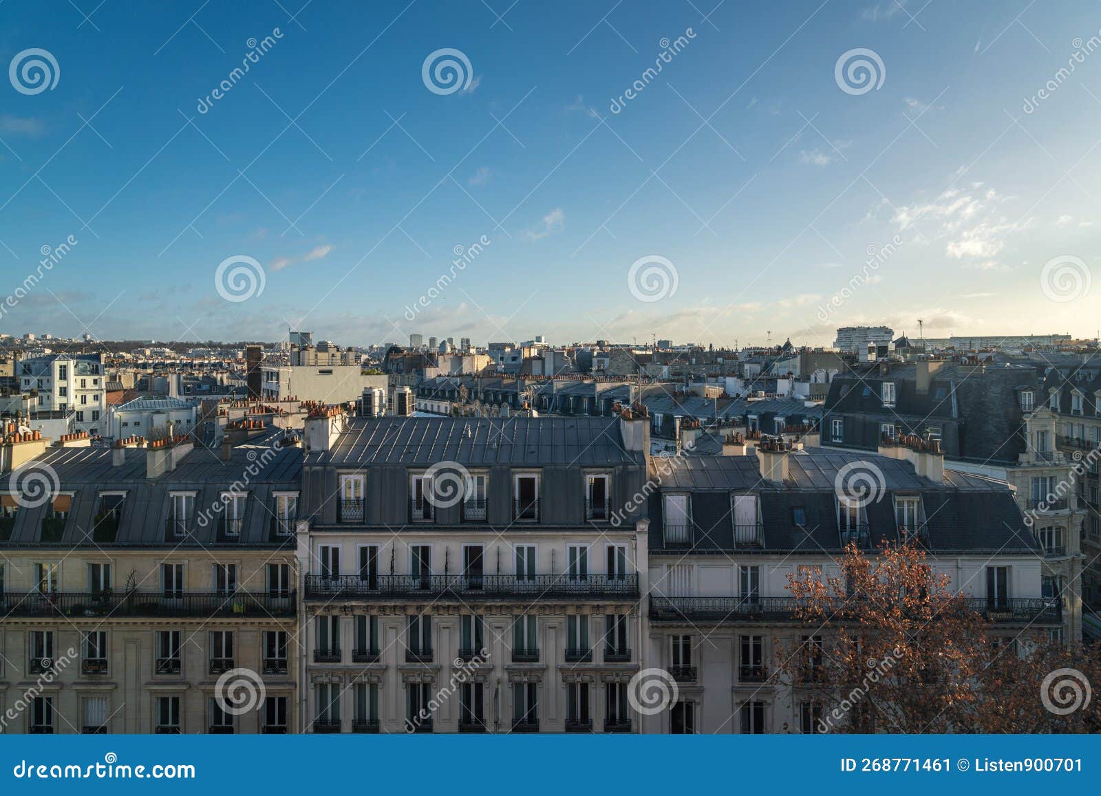 Paris City Skyline at Day Time Stock Image - Image of famous ...