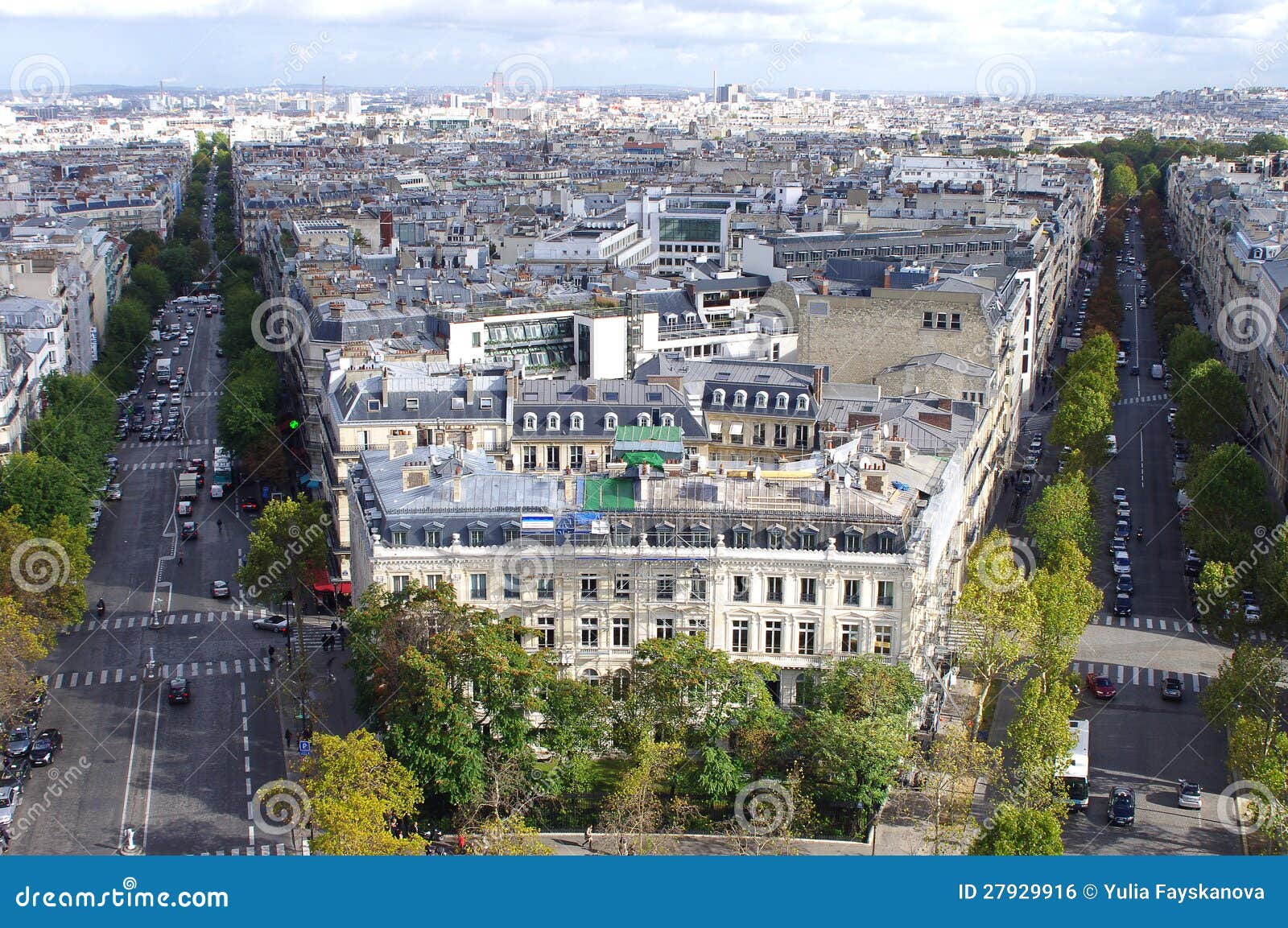 Paris city view stock photo. Image of cafe, life, panorama - 27929916