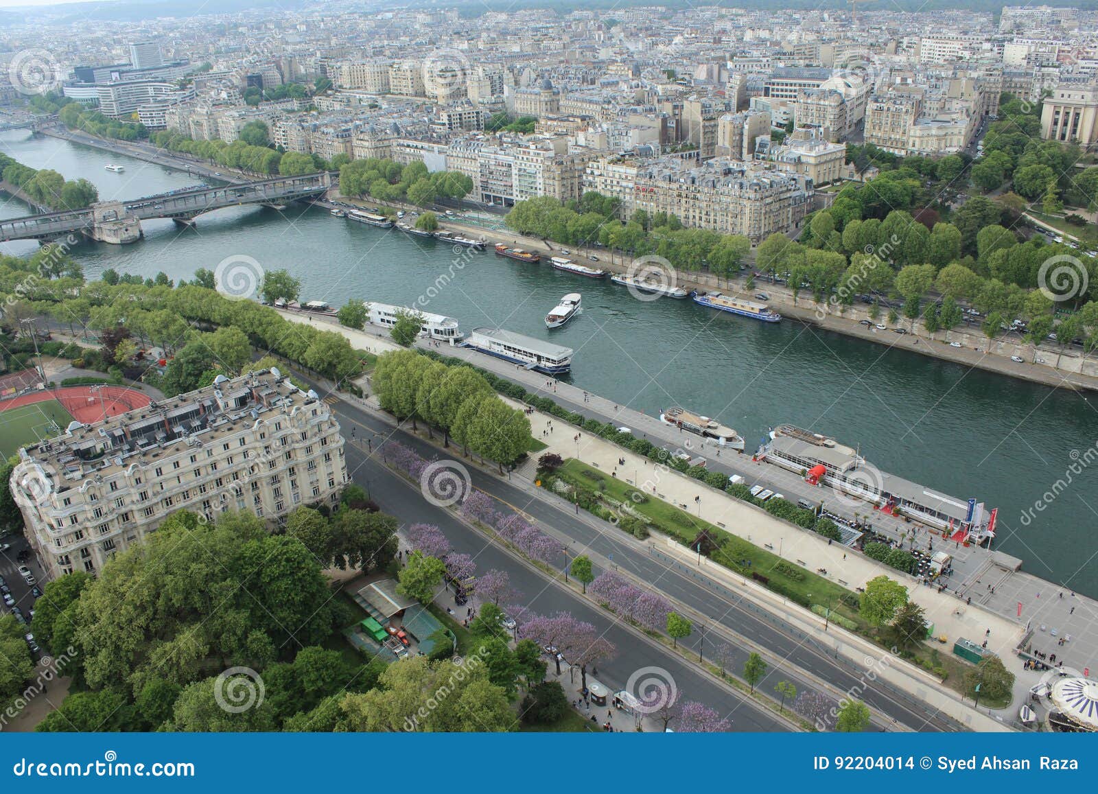 Paris City View stock photo. Image of suburb, eiffel - 92204014