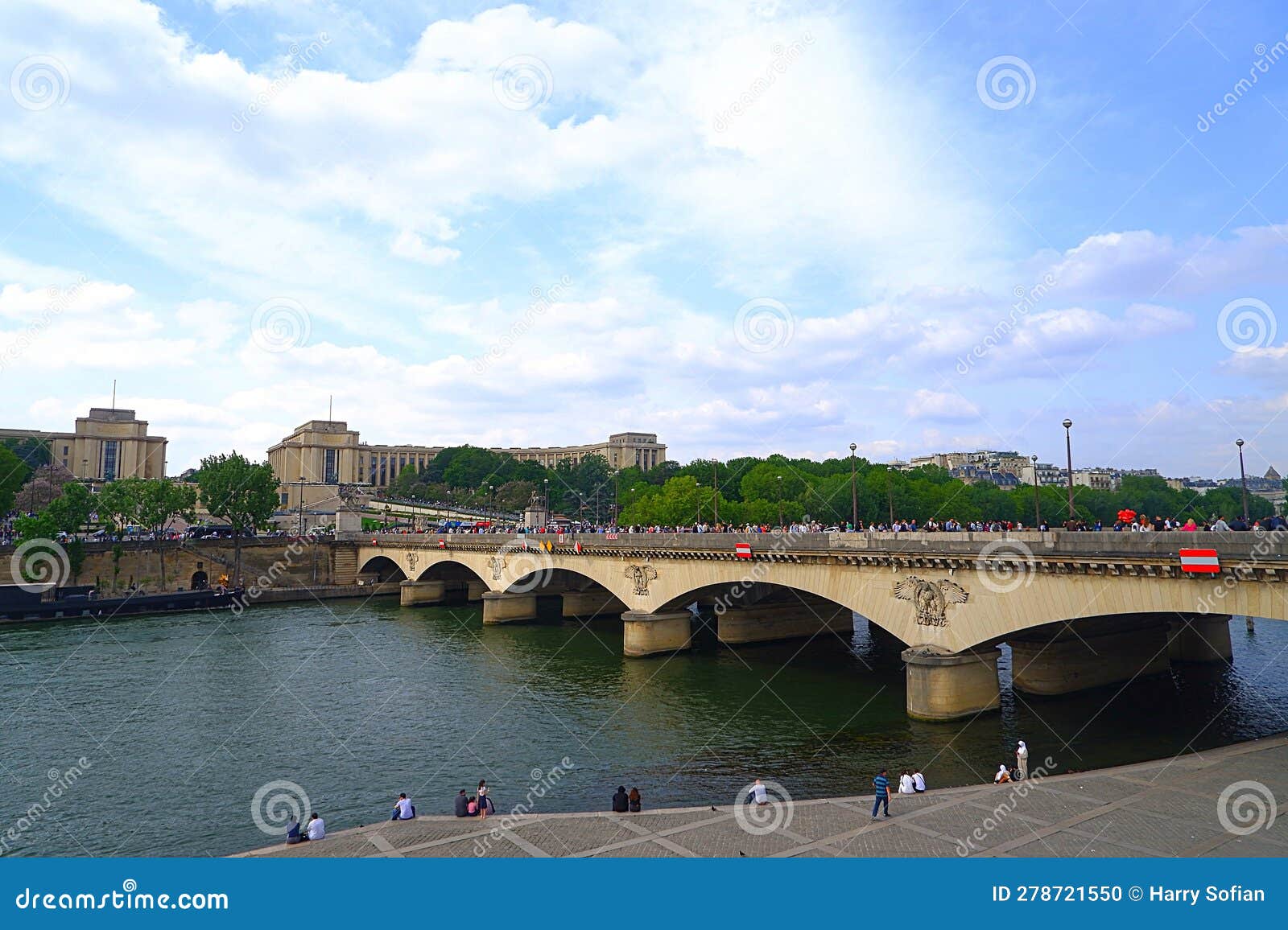 Paris city view stock photo. Image of urban, transport - 278721550