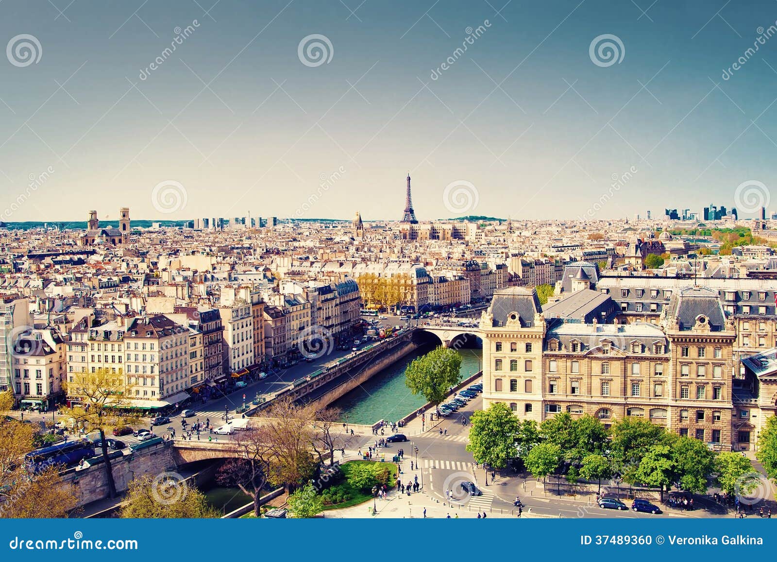 Paris cityscape stock photo. Image of europe, french - 37489360