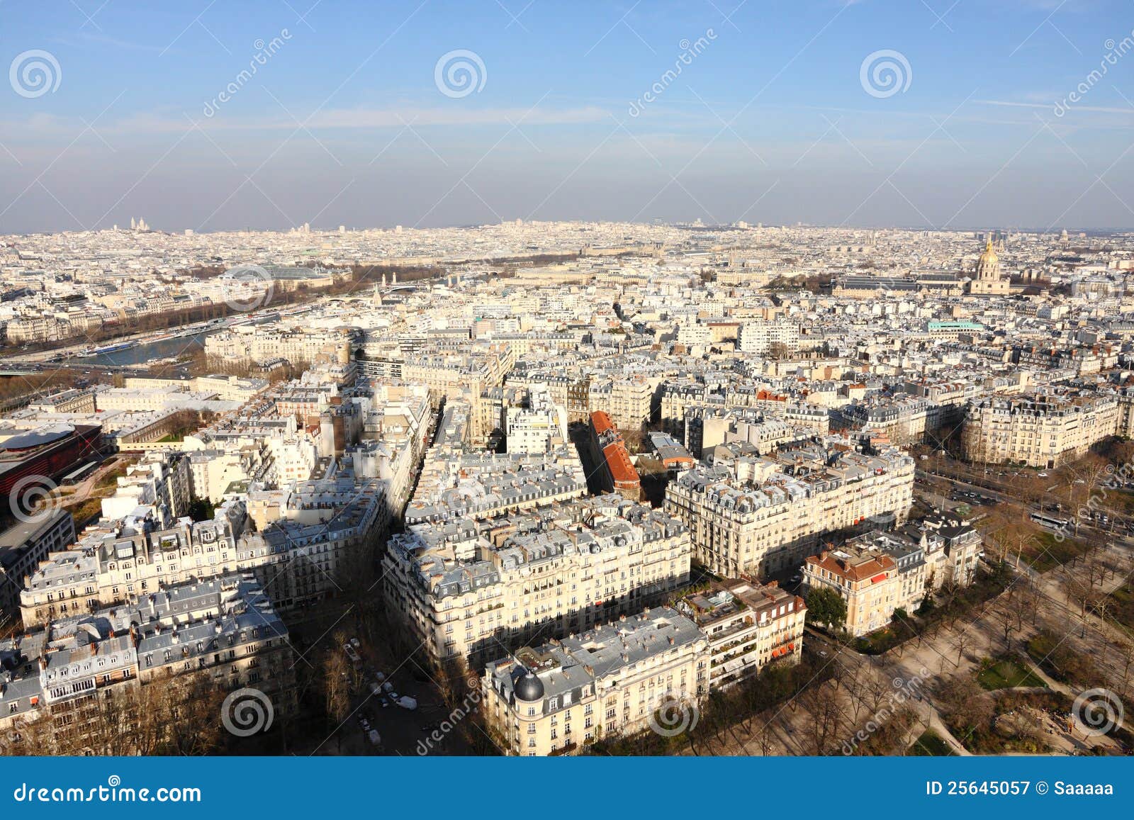 Paris cityscape and shadow stock image. Image of river - 25645057