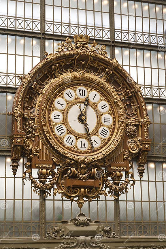 Paris clock stock photo. Image of clock, travel, paris - 20629240