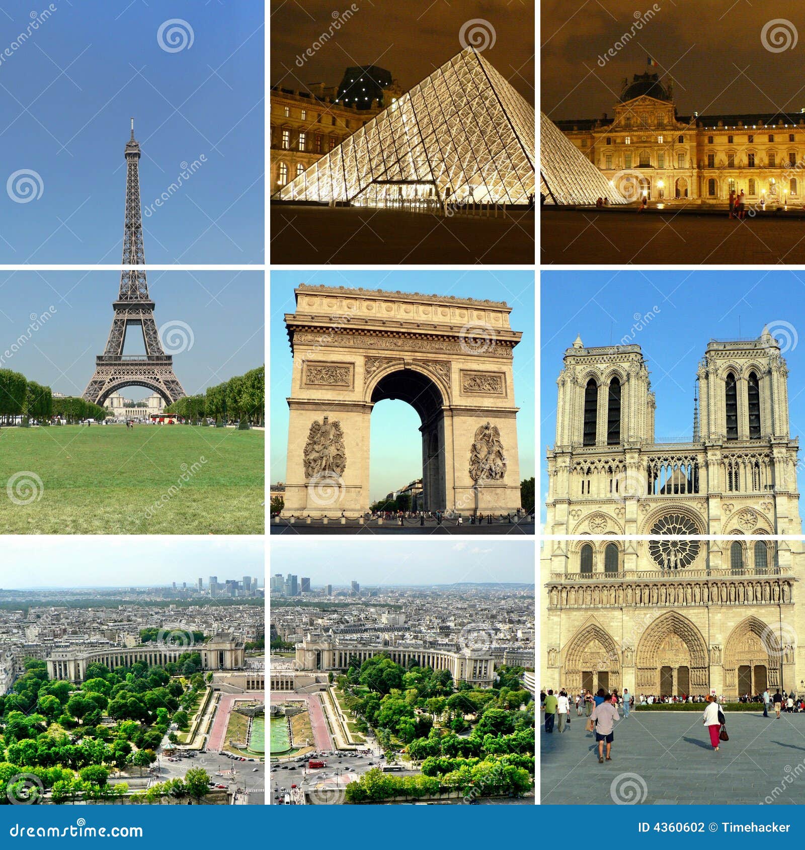 Paris collage 1 editorial photography. Image of paris - 4360602