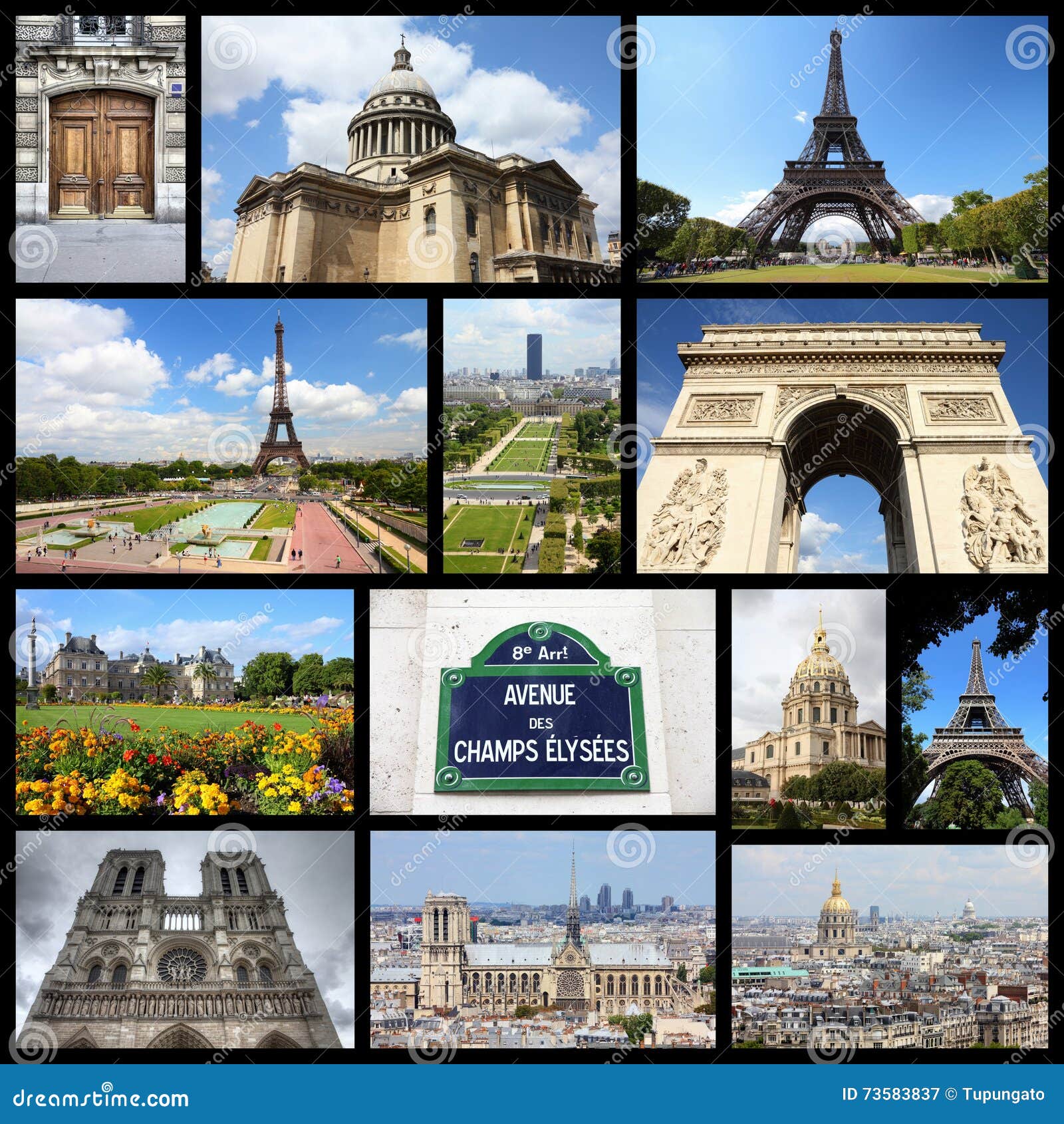 Paris Collage Collages Facebook