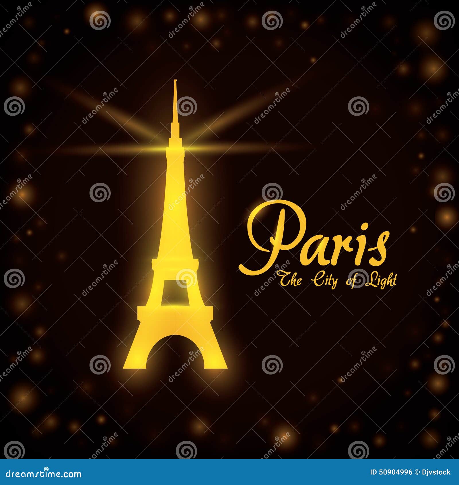 Paris Design, Vector Illustration. Stock Illustration - Illustration of ...