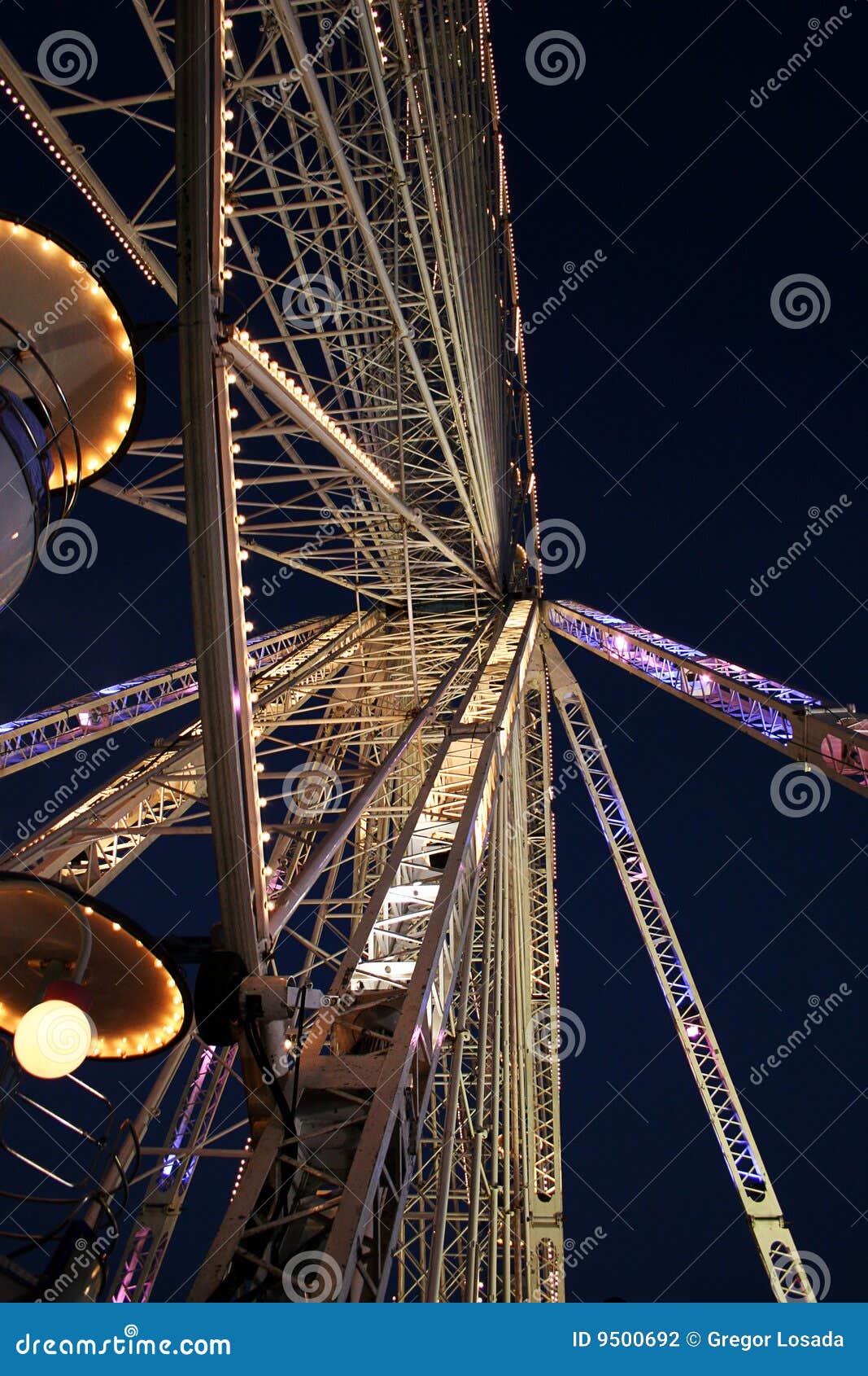 Paris Ferris Wheel stock photo. Image of wheel, circular - 9500692