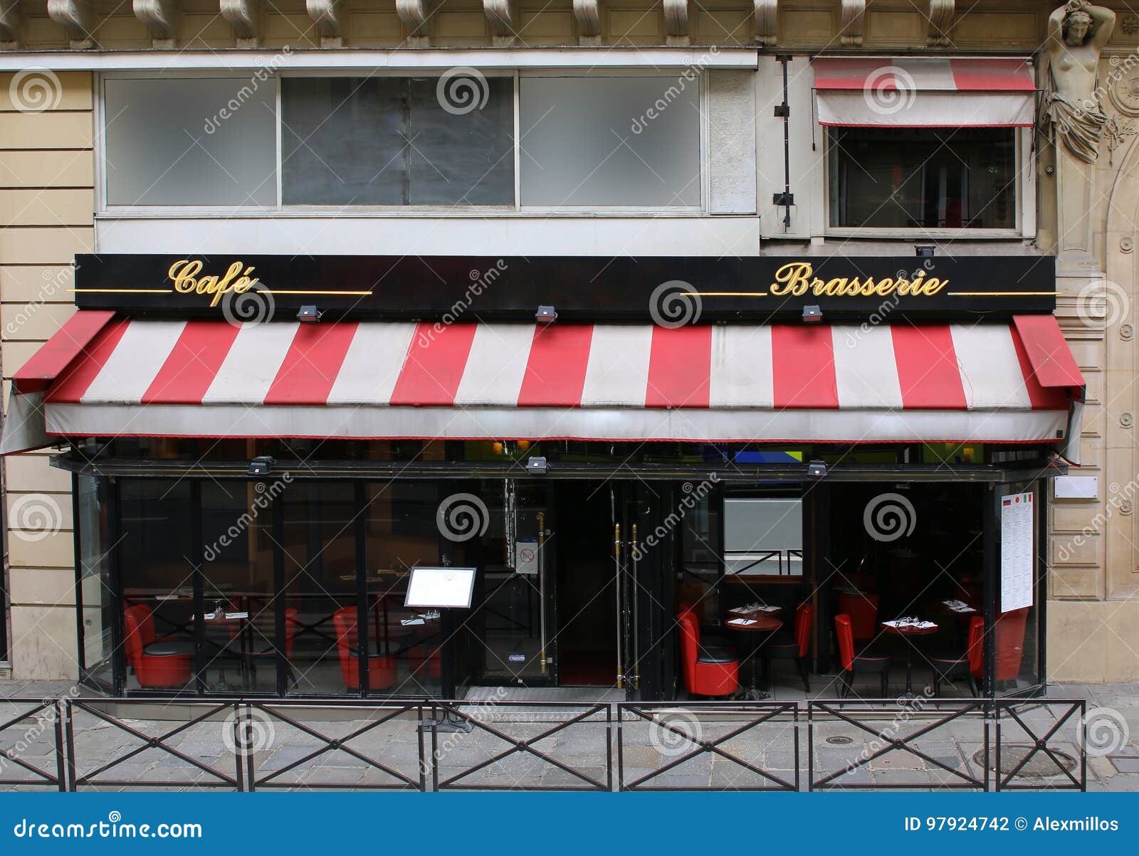 PARIS, FRANCE - July, 2017: Typical Cafe in Paris. Editorial ...