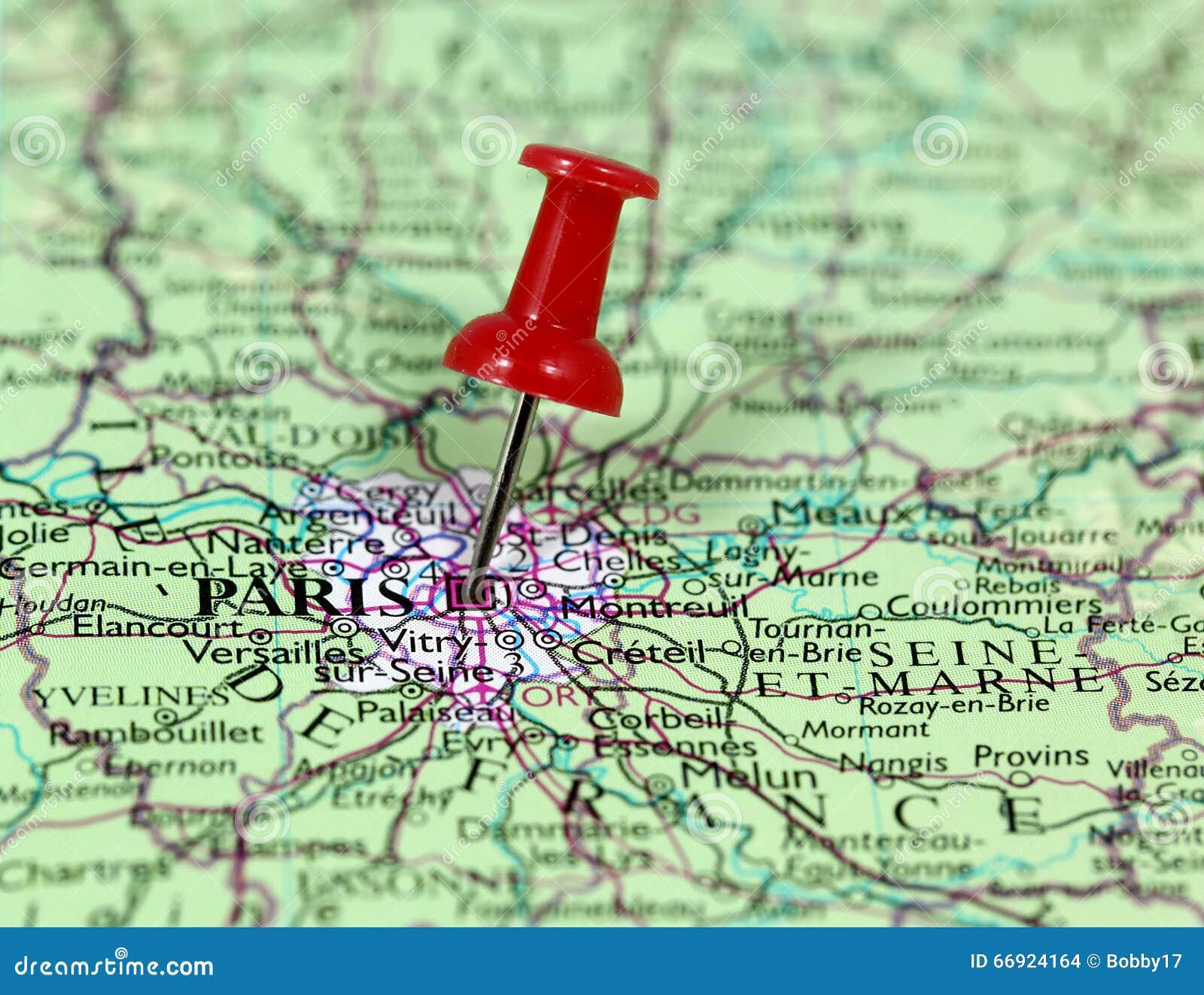 Paris in France stock photo. Image of european, street - 66924164