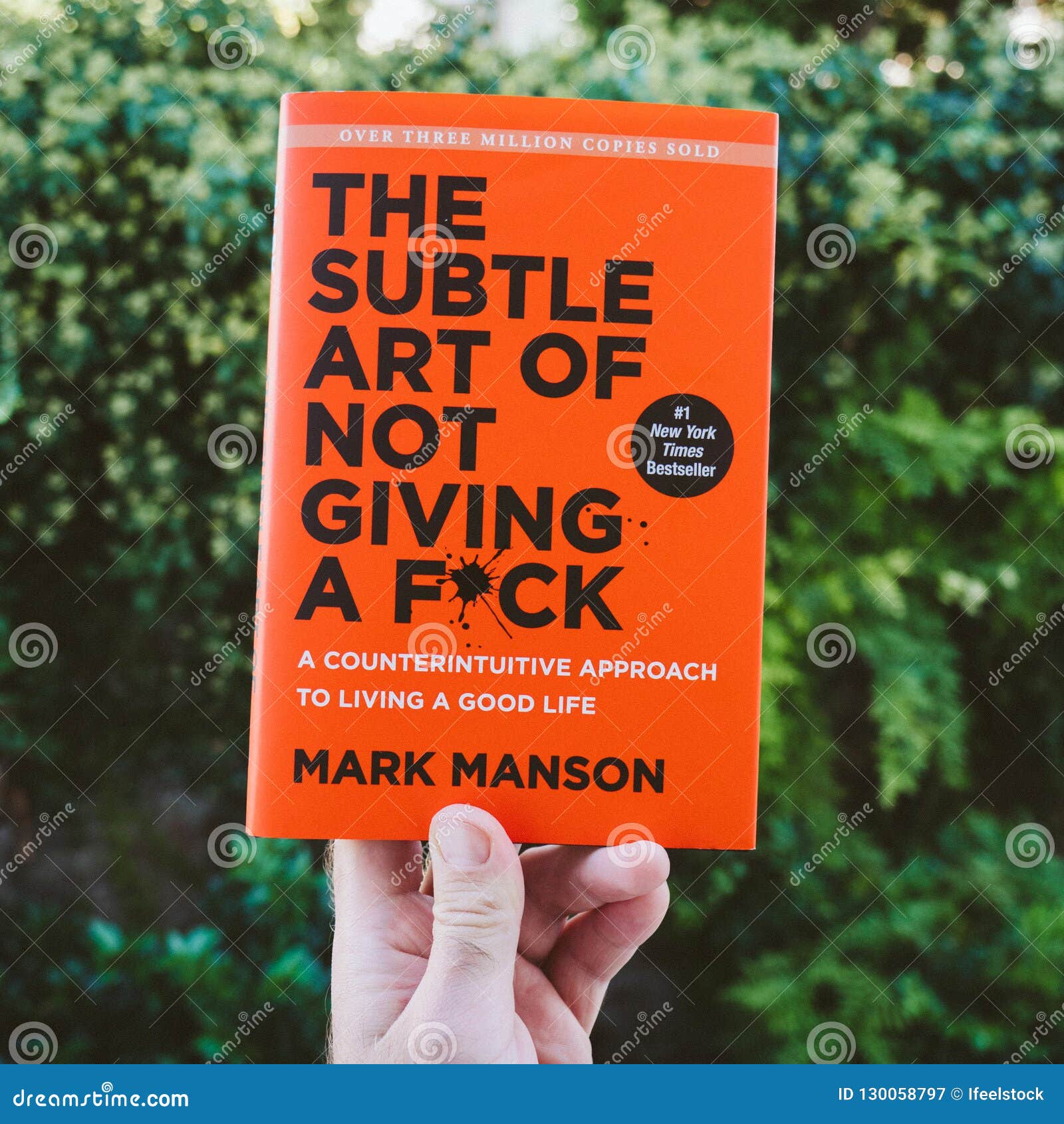 New Book Subtle Art Of Not Giving A Editorial Photography Image Of