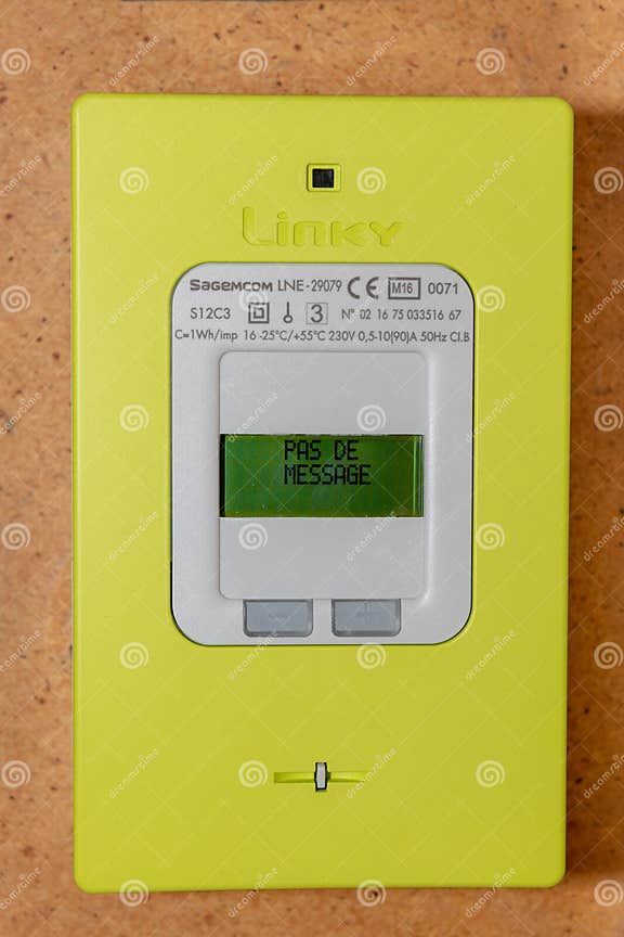 Paris, France - September 30, 2018 : New Smart Electric Meter Linky ... Paris, France - September 30, 2018 : New Smart Electric Meter Linky ...