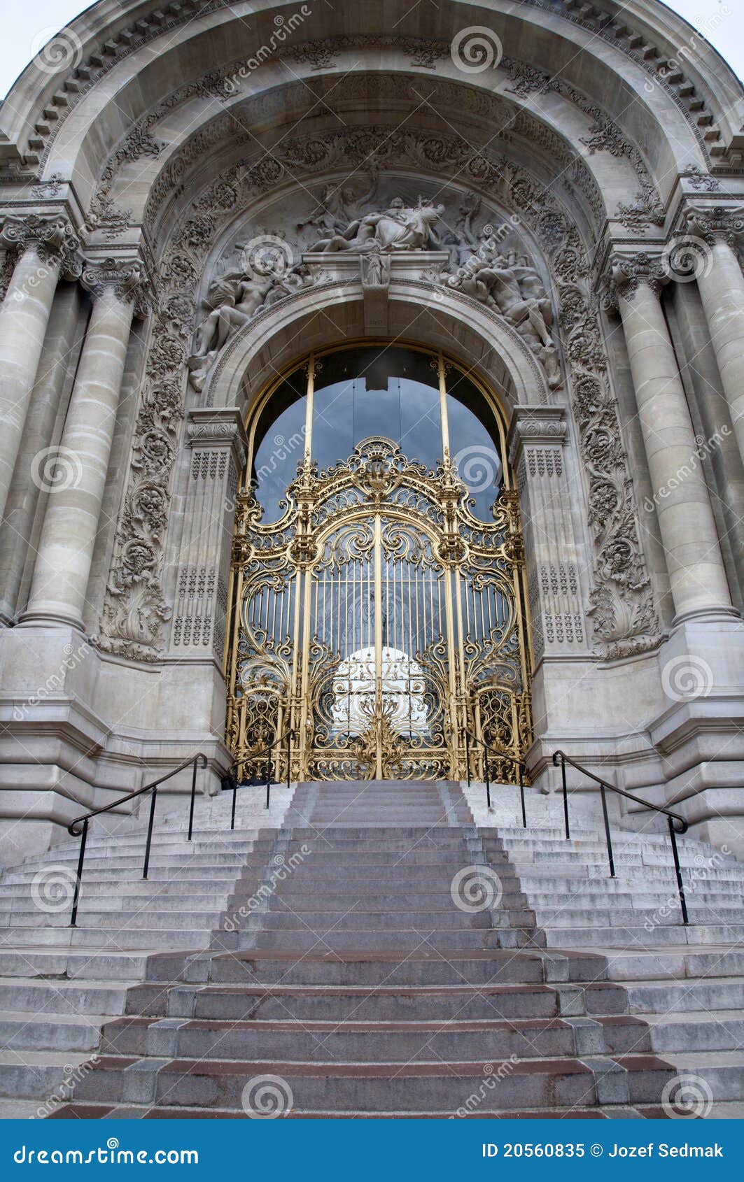 Paris - Gate of Petit Palais Stock Image - Image of france, gate: 20560835