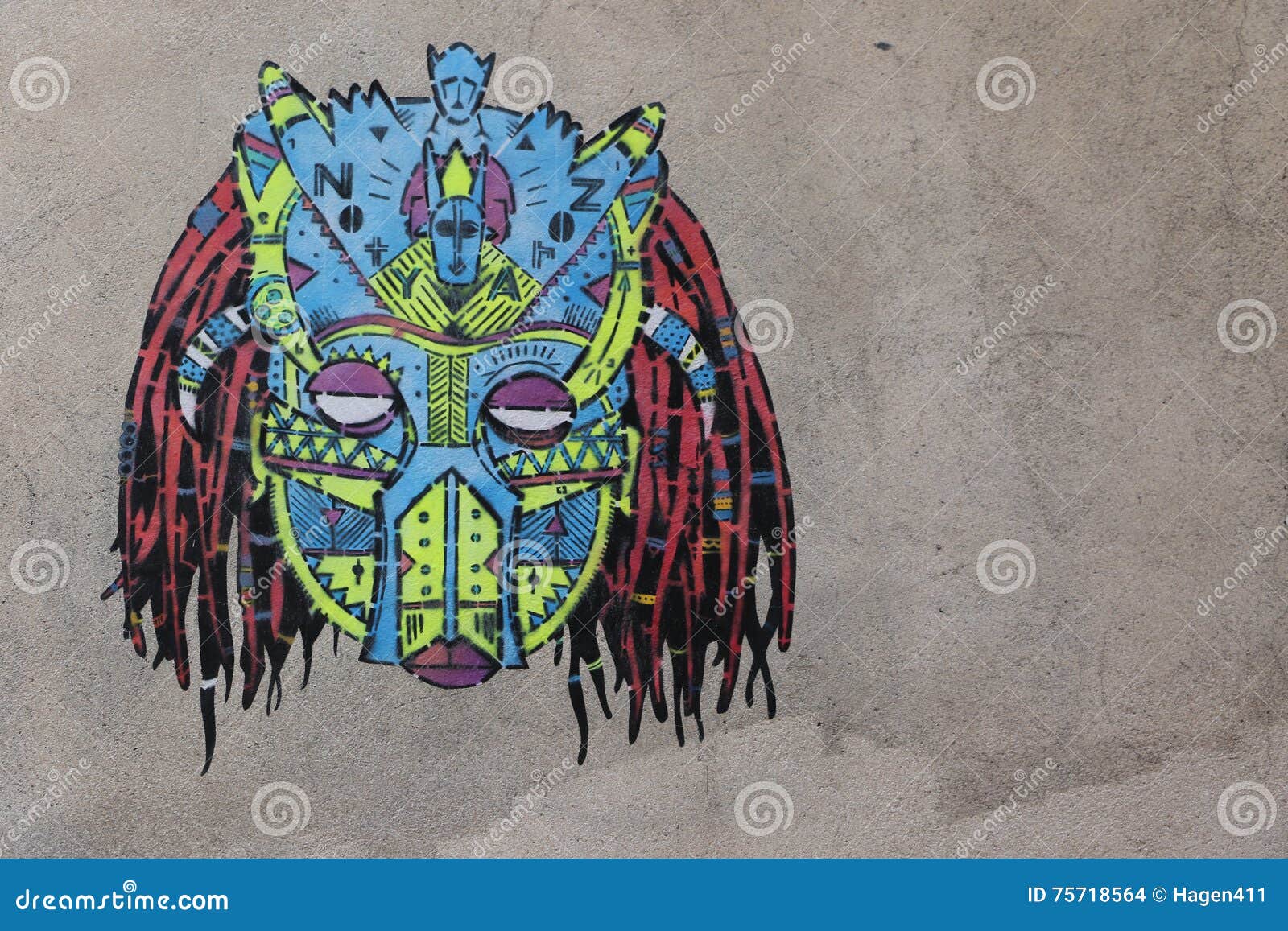 Paris Graffiti editorial stock image. Image of graffiti - 75718564