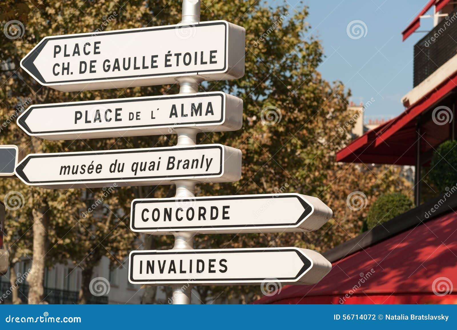 Paris landmarks stock photo. Image of cafes, france, street - 56714072