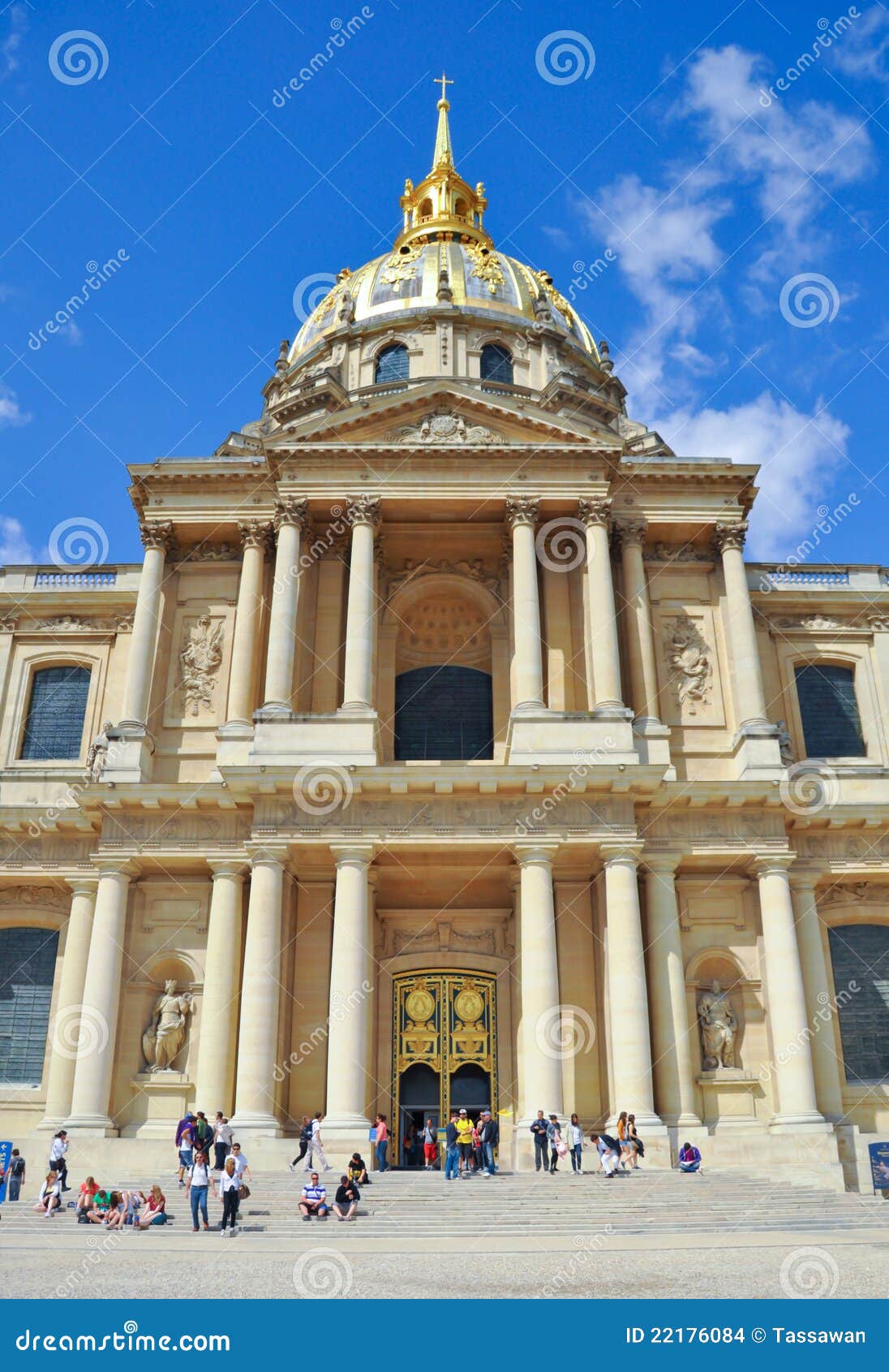 Paris Les Invalides. editorial stock image. Image of attraction - 22176084