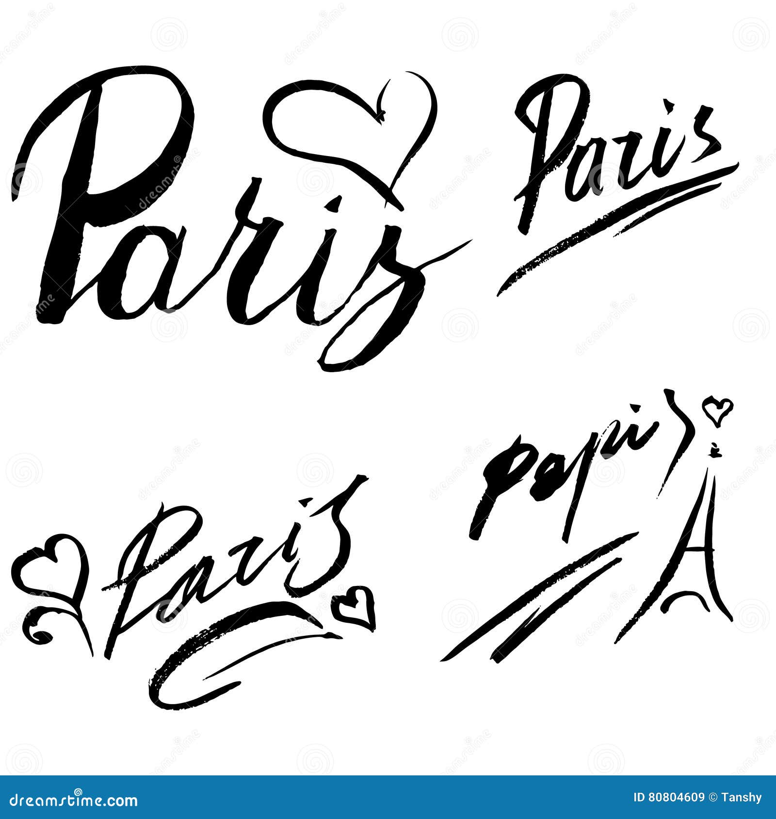 Paris Lettering Pattern Vectors Stock Vector - Illustration of europe ...