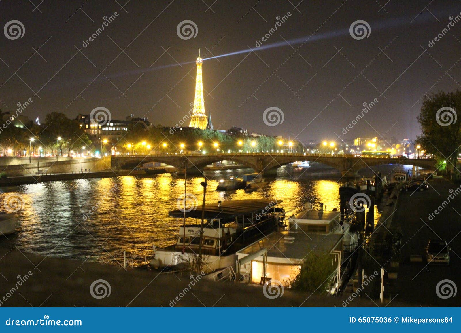Paris Lights at Night No Motion Editorial Photo - Image of eiffeltower ...