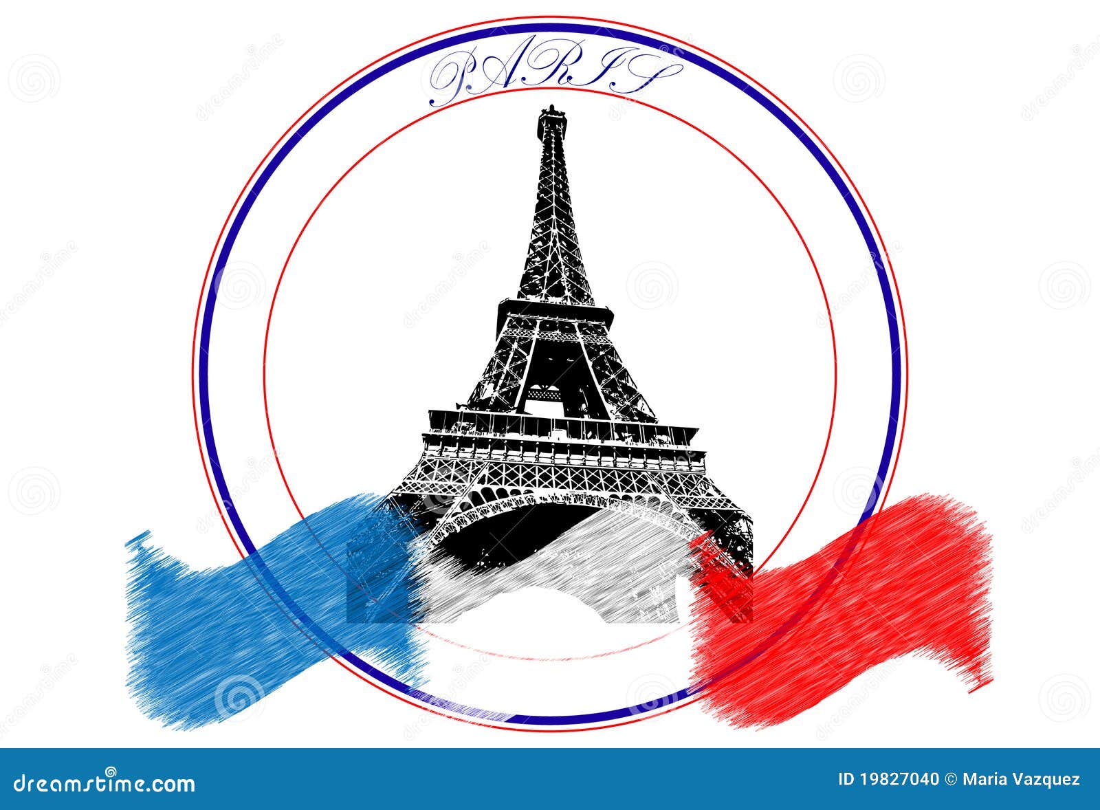 Paris Logo Stock Photo - Image: 19827040
