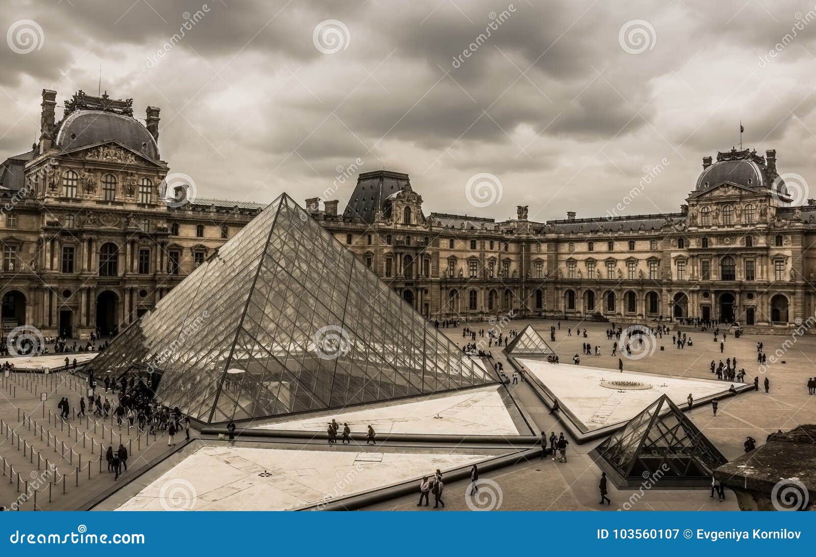 Louvre Pyramid Outline Stock Photos - Free & Royalty-Free Stock Photos ...