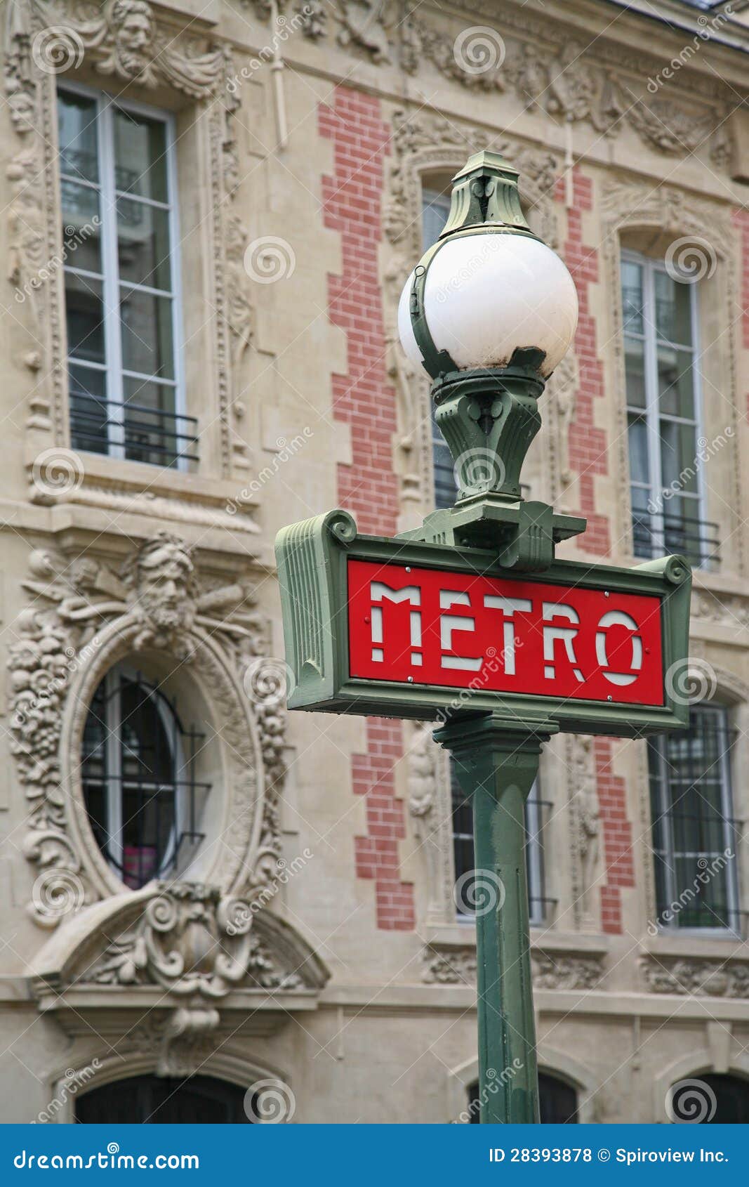 Paris Metro sign editorial stock photo. Image of metro - 28393878