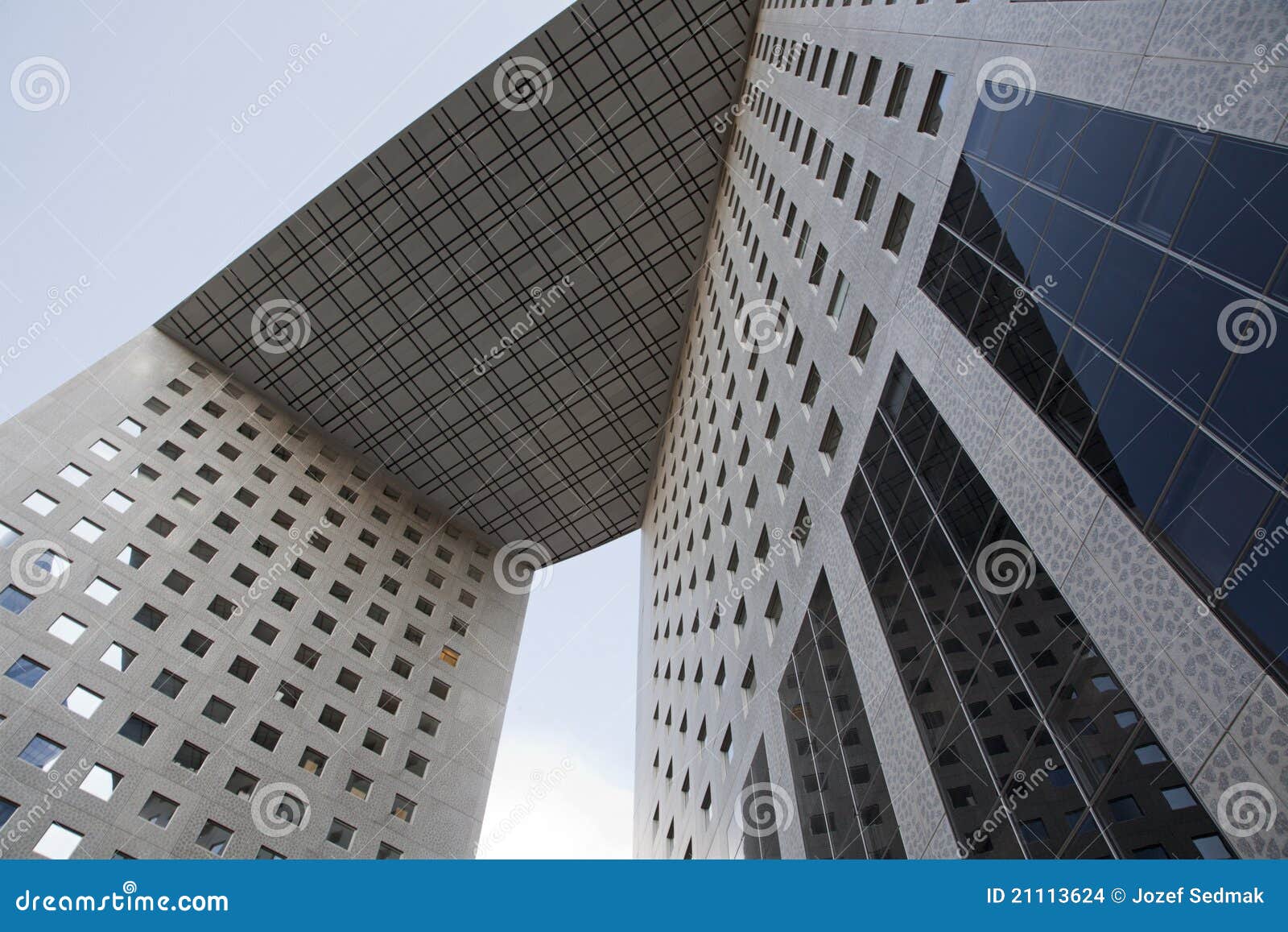 Paris - Modern Architecture Editorial Stock Image - Image of glass ...
