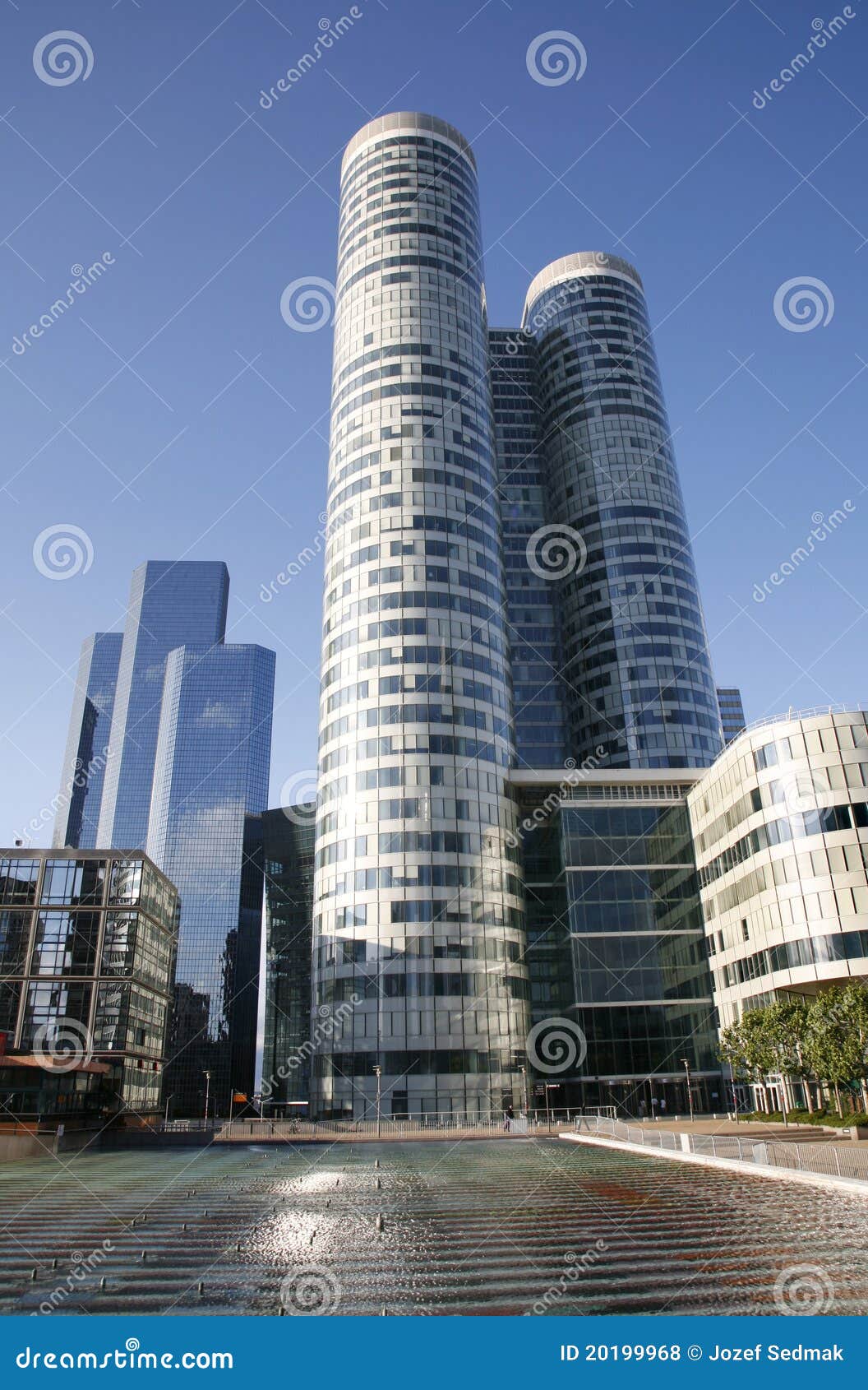 Paris - Modern Building - Defense Stock Photo - Image of france ...