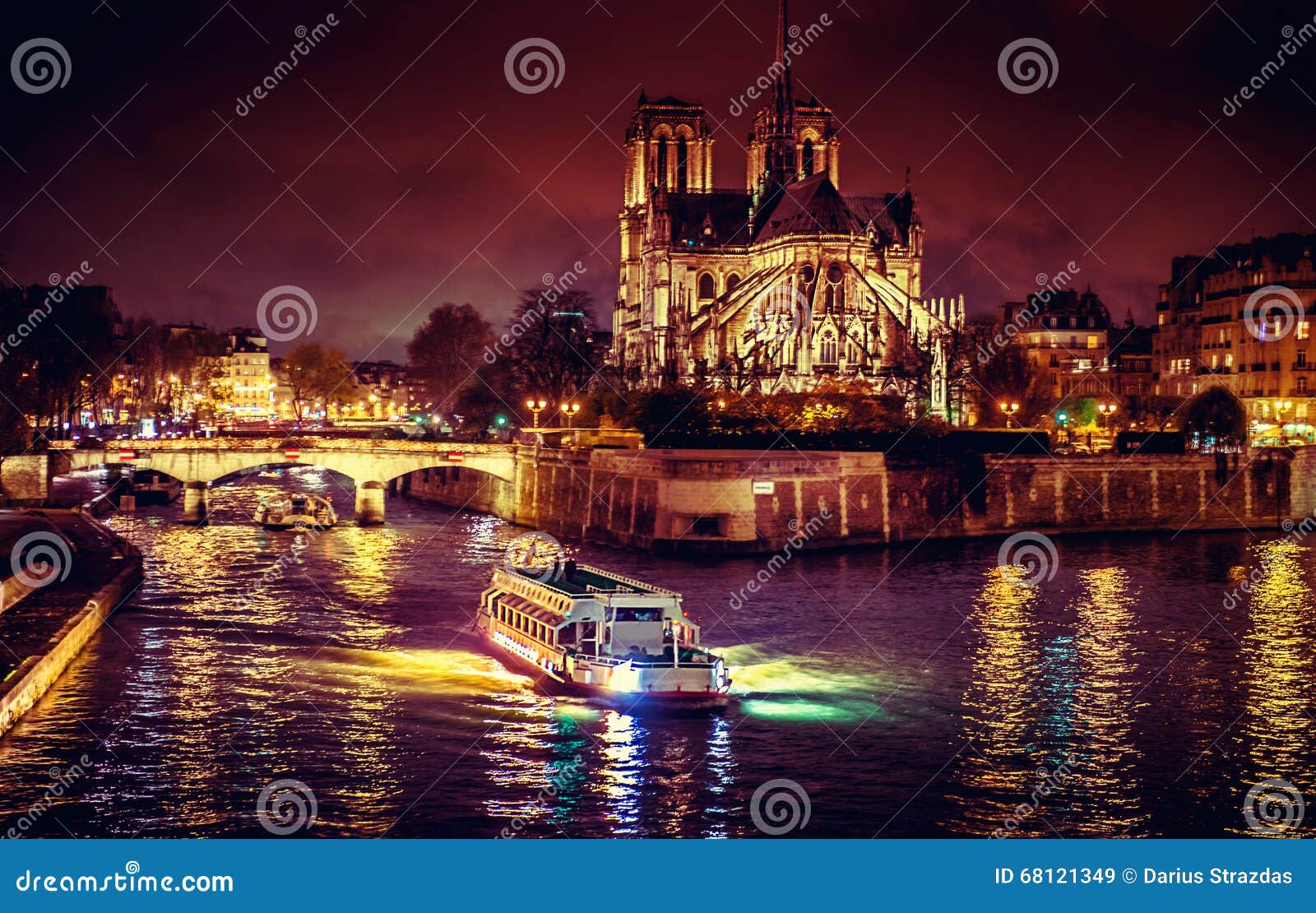 Paris at night stock image. Image of incomparable, cityscape - 68121349