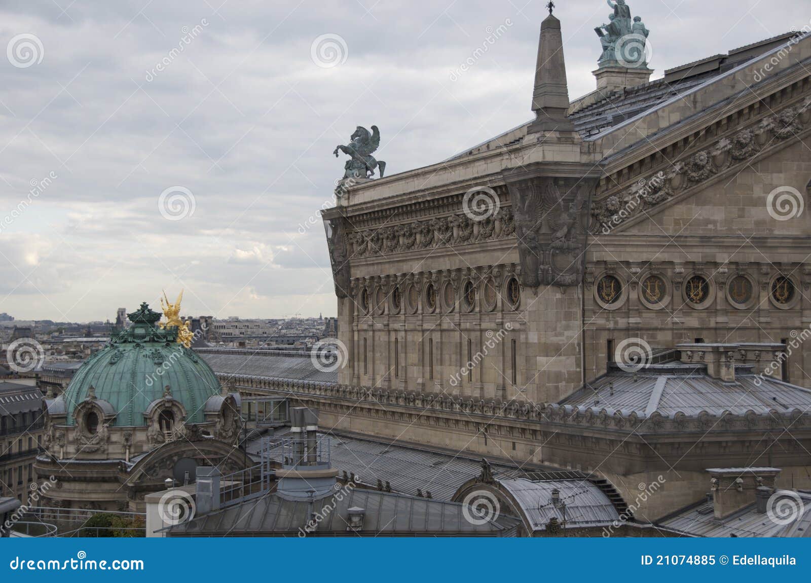 Paris Opera House stock image. Image of architecture - 21074885