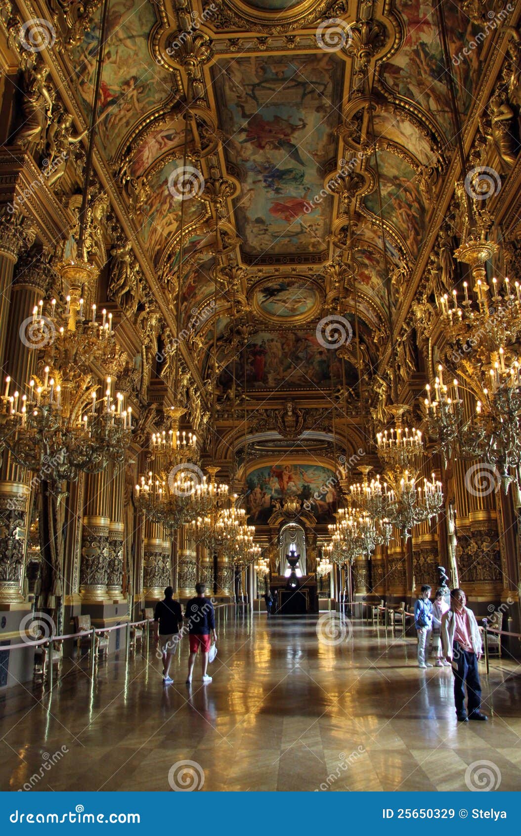 Paris Opera House editorial stock image. Image of tourists - 25650329