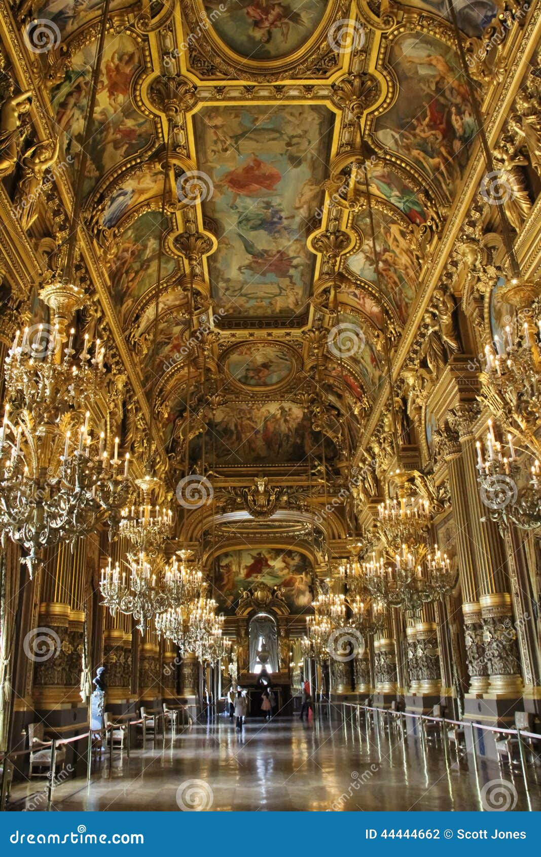 Paris Opera House stock photo. Image of paris, ceiling - 44444662