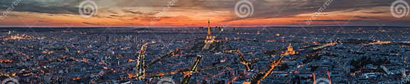 Paris - Panorama editorial photography. Image of horizontal - 26114512