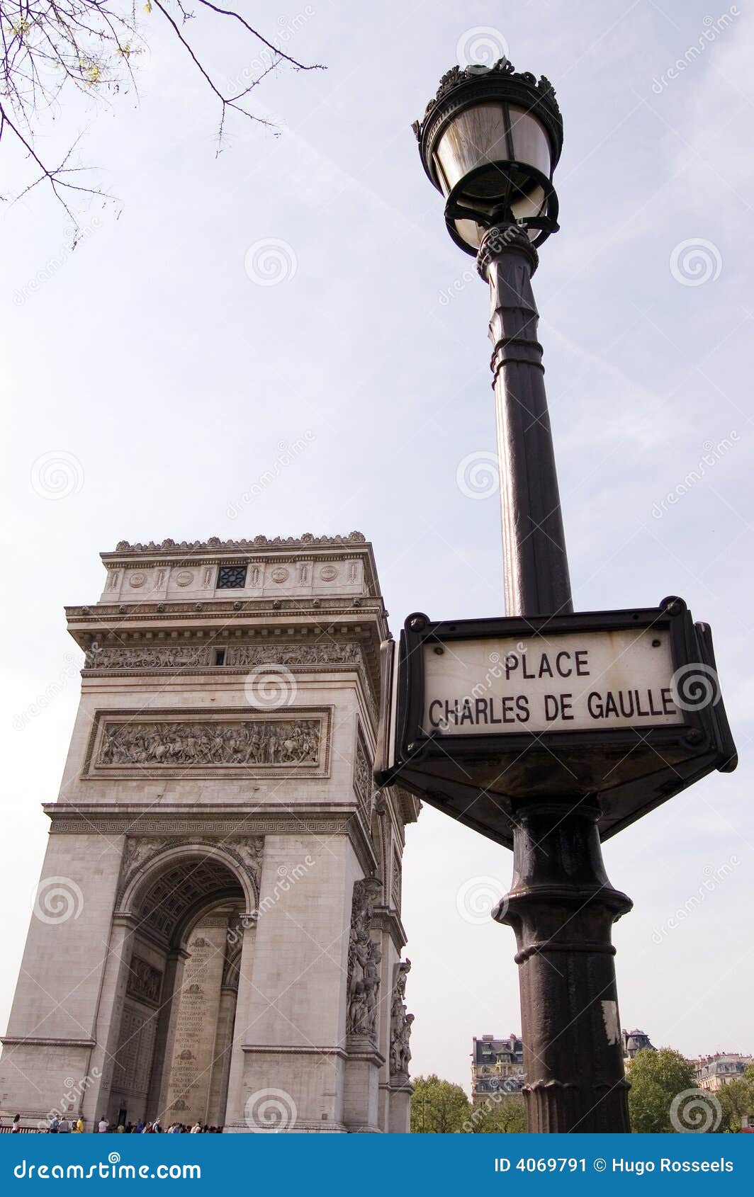 Paris-Platz Charles De Gaulle Stockbild - Bild von quadrat, verzweigung ...
