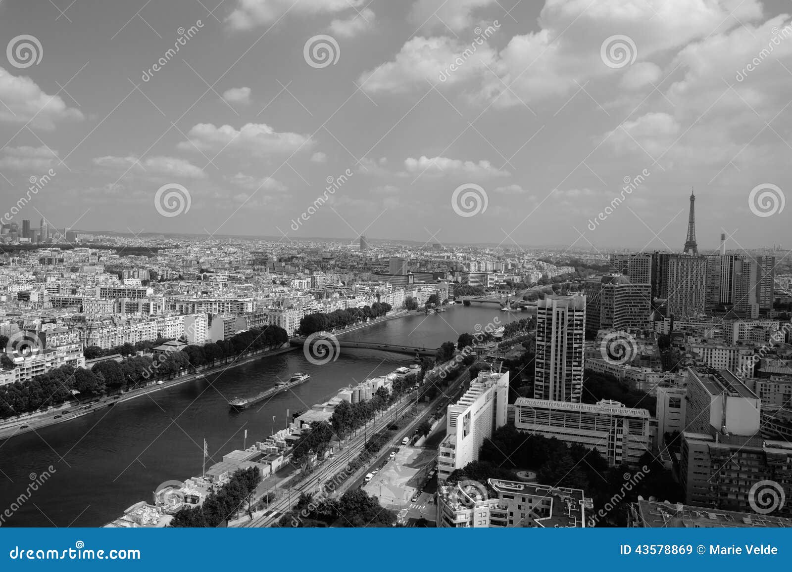 Paris Right Bank stock image. Image of pacopy, white - 43578869