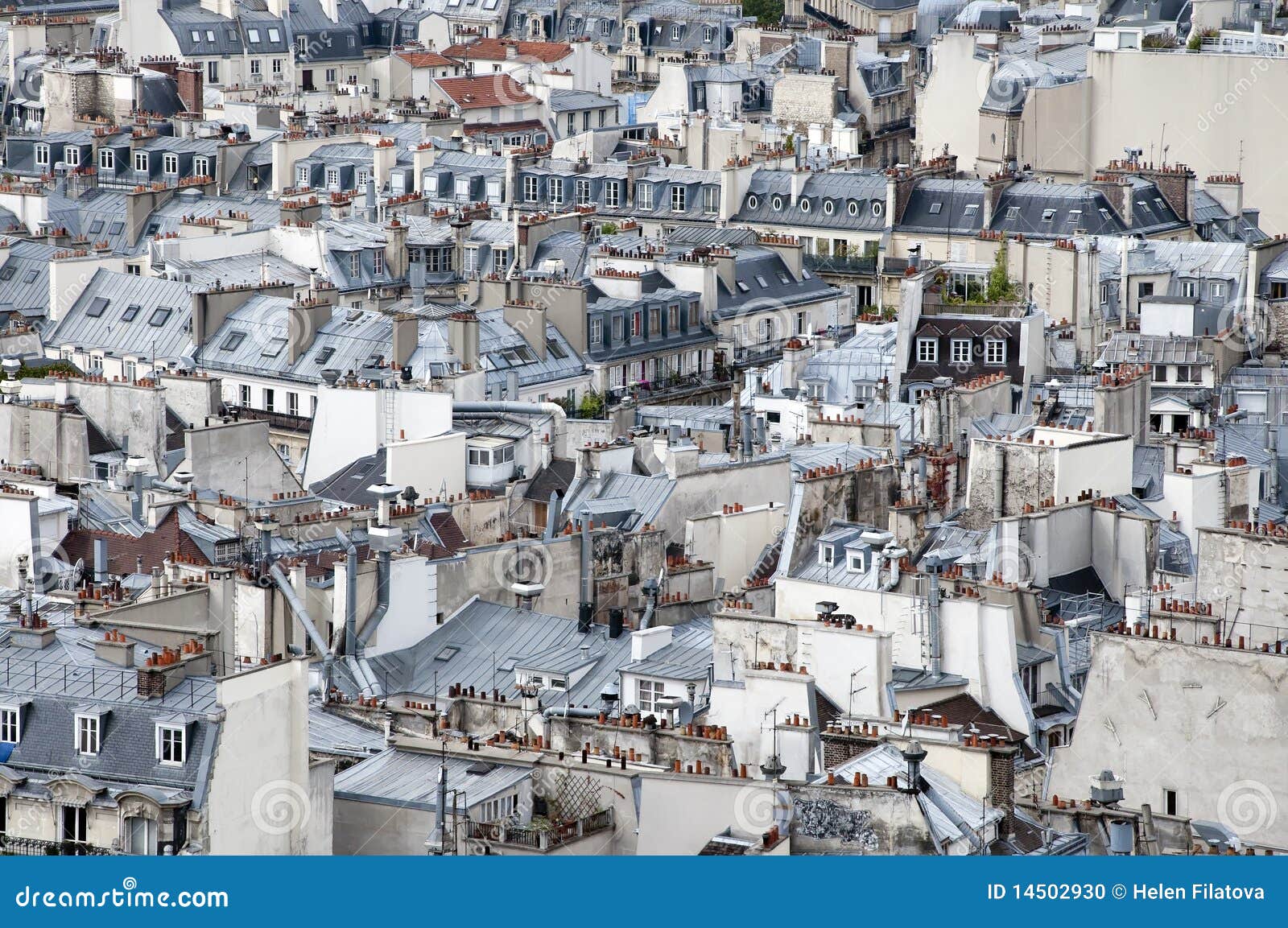 Paris roofs stock photo. Image of outdoor, architecture - 14502930