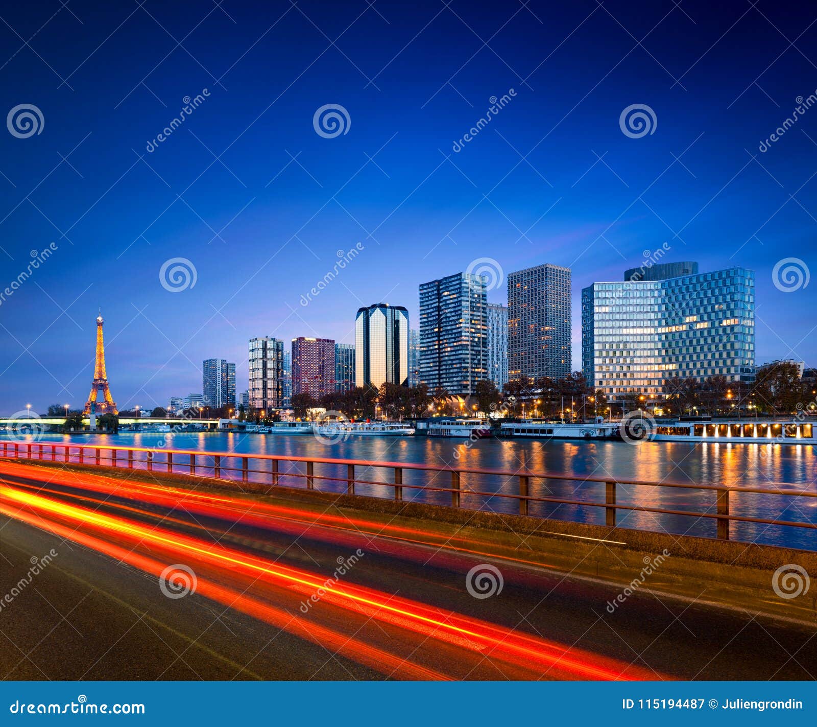 Paris. Paris Skyline. View On Modern Skyscraper Hotel Of The Hyatt ...