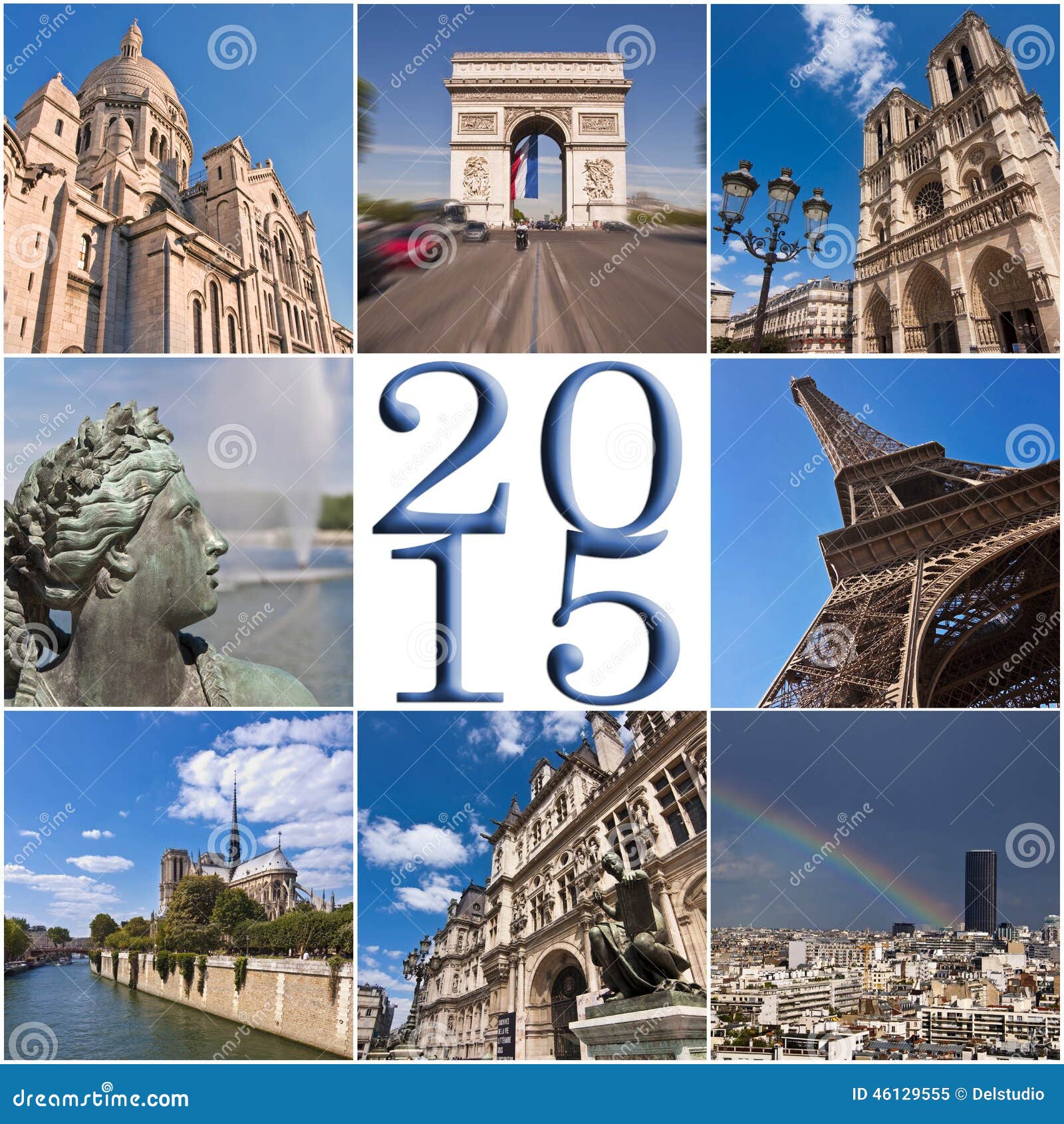 2015, Paris square collage stock image. Image of french - 46129555