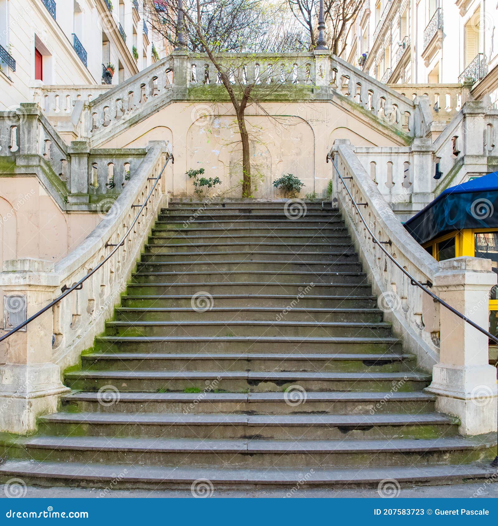 Paris, staircase stock image. Image of france, european - 207583723