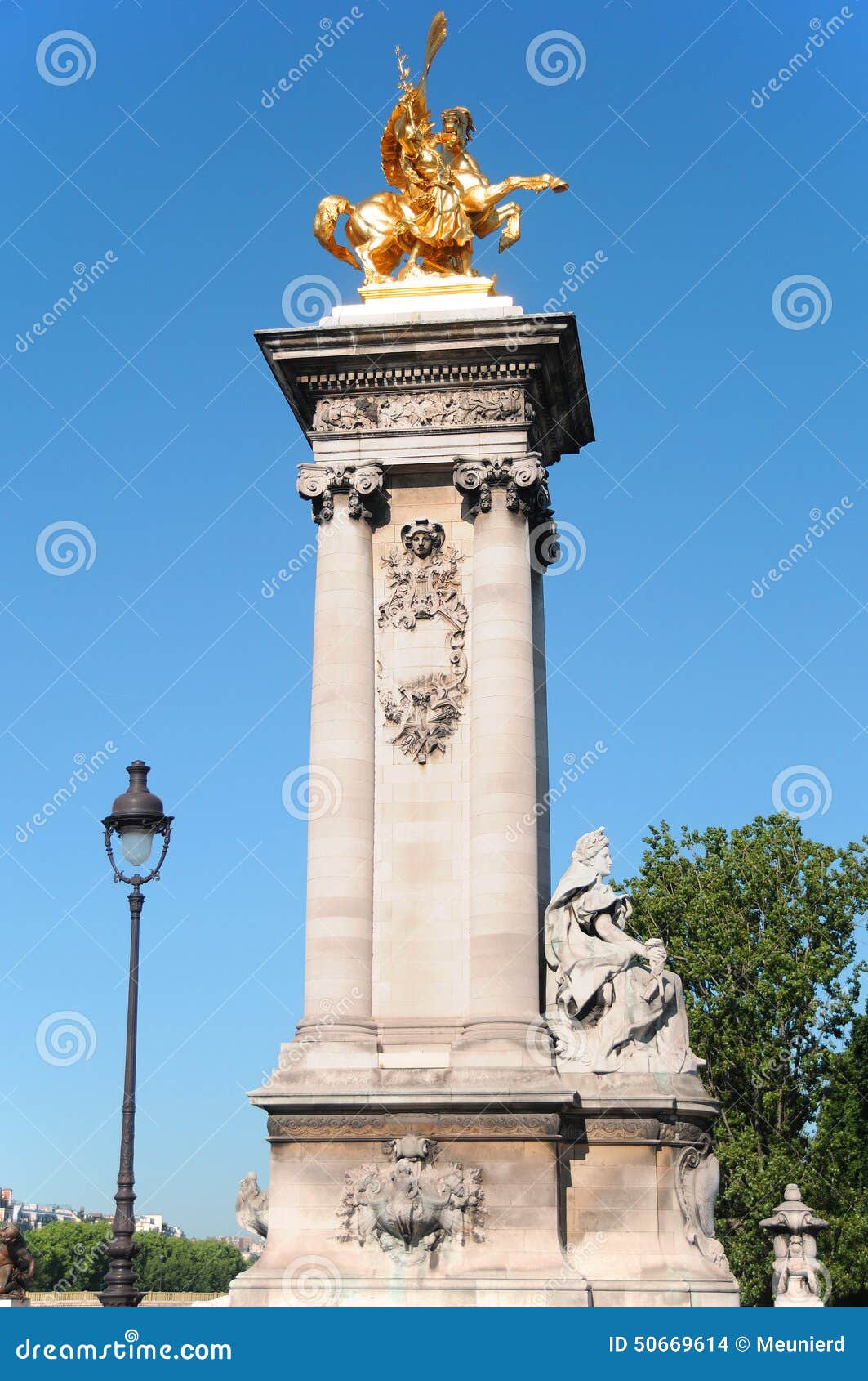 Paris, statues stock photo. Image of landmark, sculpture - 50669614