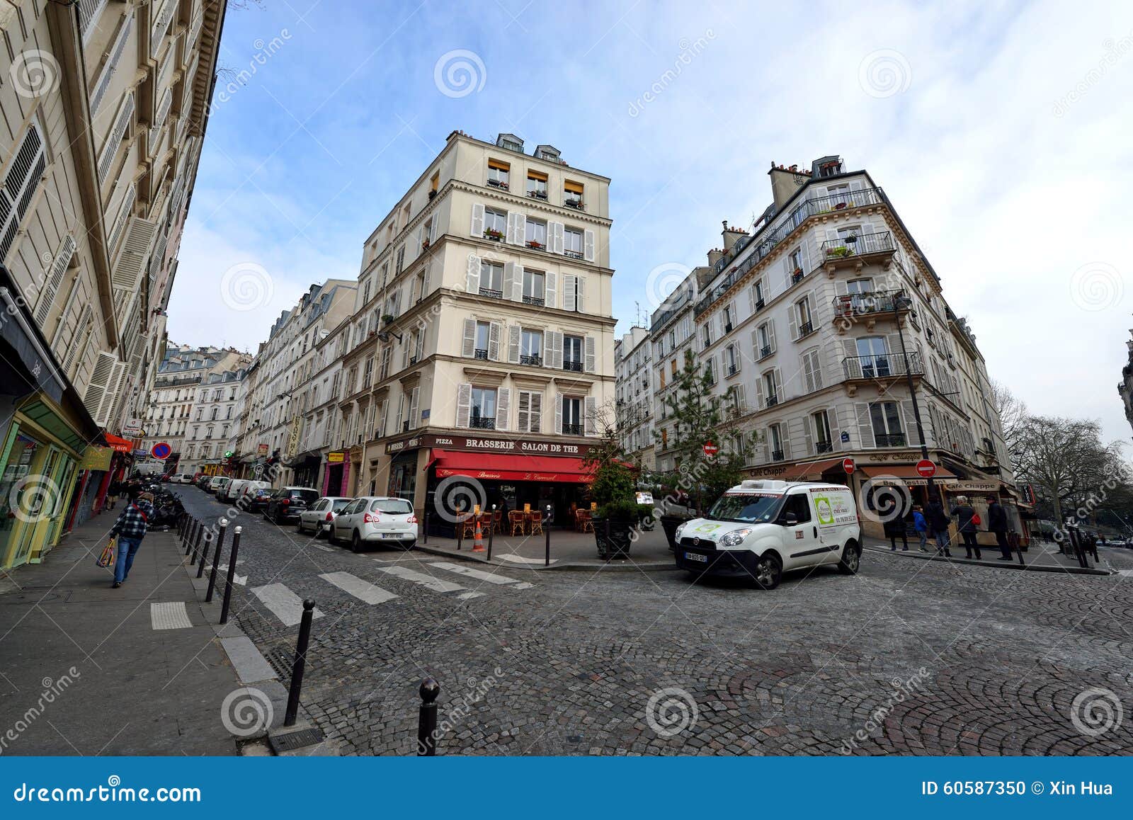 Paris Street View From Beauboug Georges Pompidou Museum Editorial Image ...