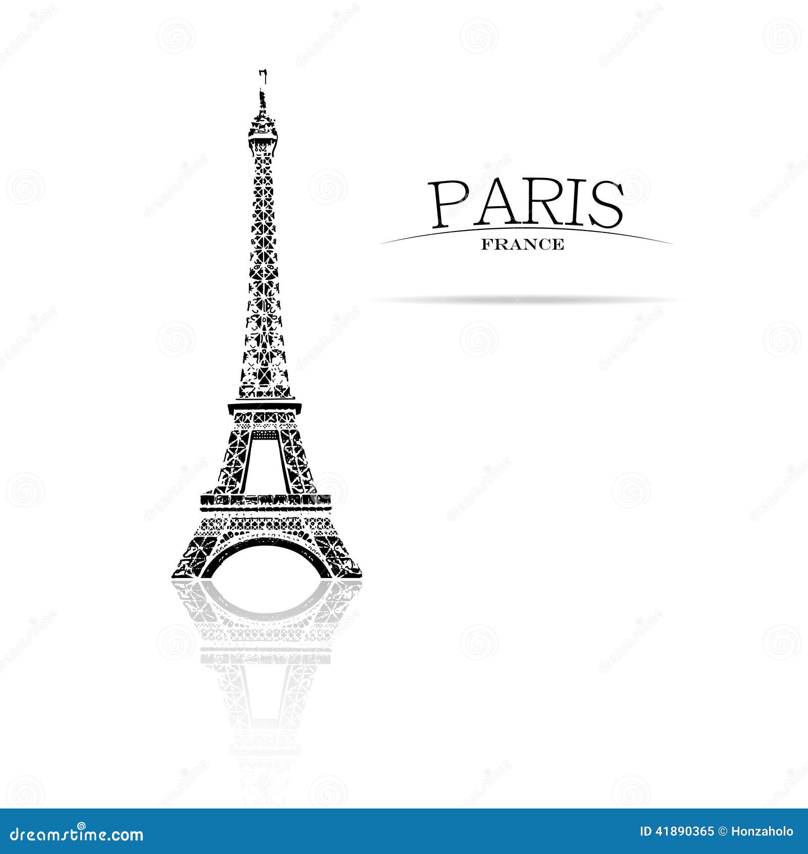 Paris text stock vector. Illustration of france, black - 41890365