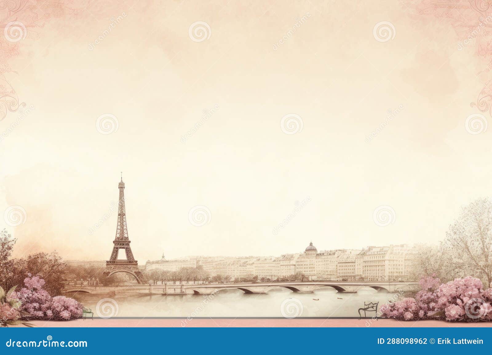 Paris Themed Background Large Copy Space - Stock Picture Backdrop Stock ...
