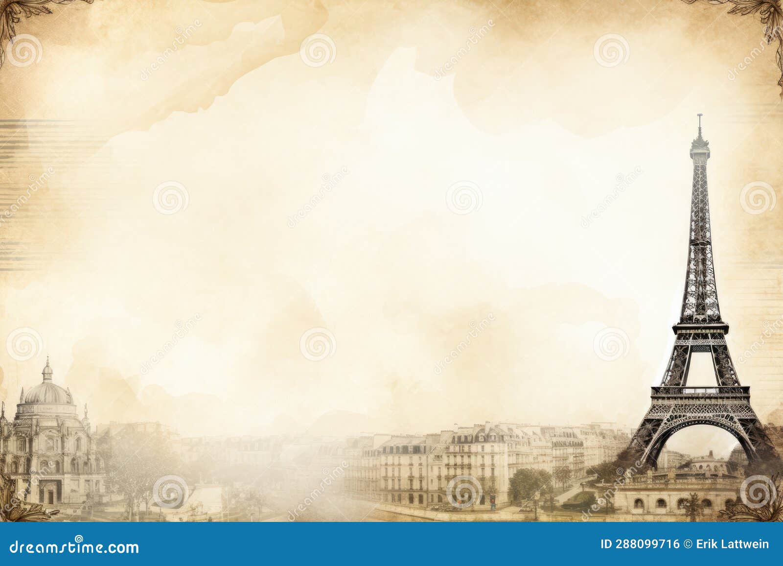 Paris Themed Background Large Copy Space - Stock Picture Backdrop Stock ...