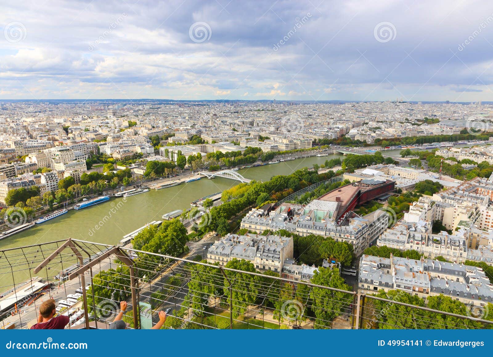 Paris from top stock image. Image of grass, europe, french - 49954141