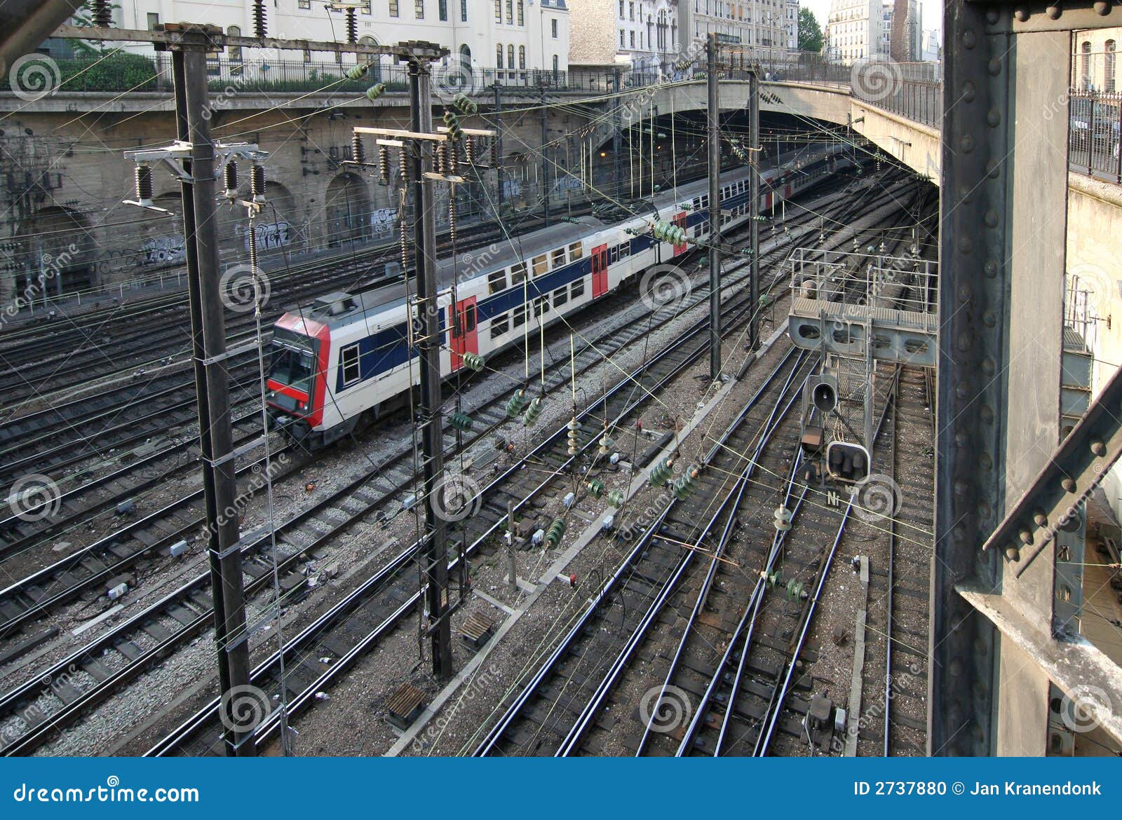 Paris Train stock photo. Image of cables, voyage, urban - 2737880