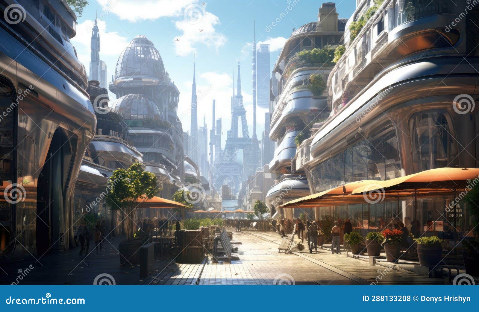 Paris Transformed into a Metropolis of Futuristic Skyscrapers and High ...