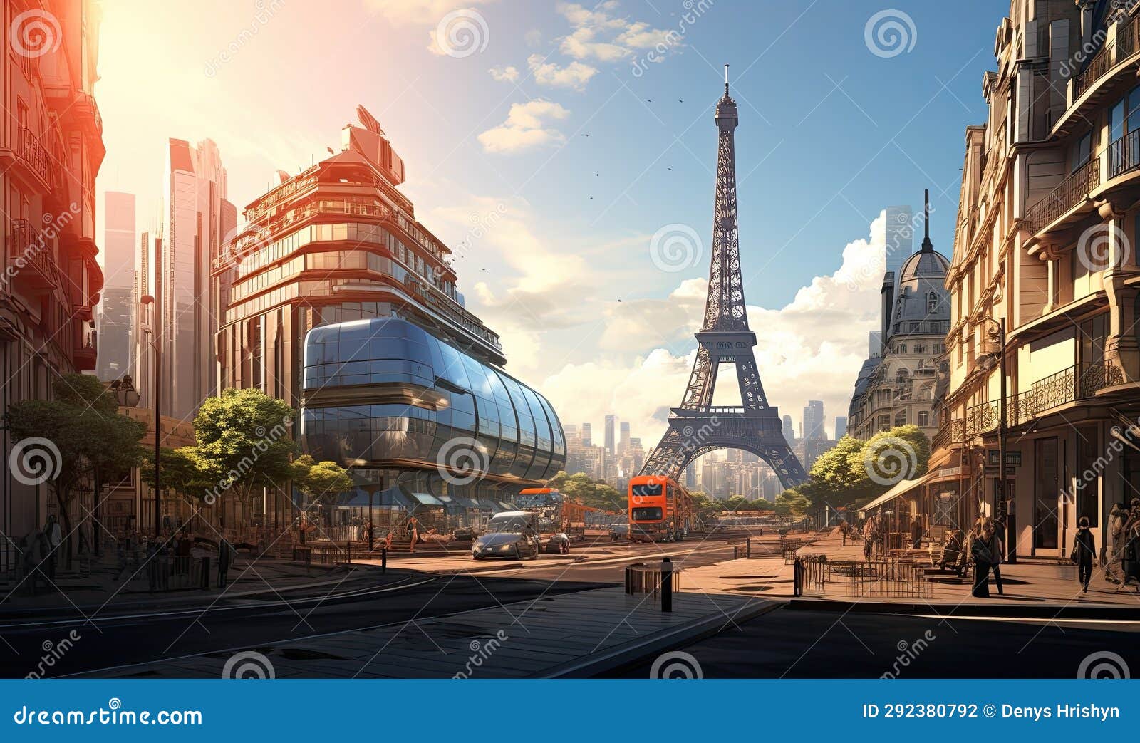 Paris Transformed into a Metropolis of Futuristic Skyscrapers and High ...