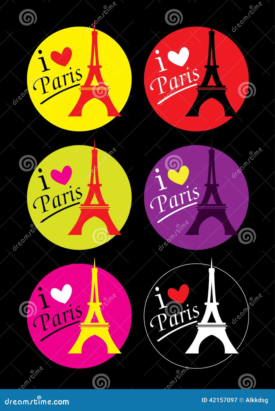 Paris travel landmark stock vector. Illustration of baggage - 42157097