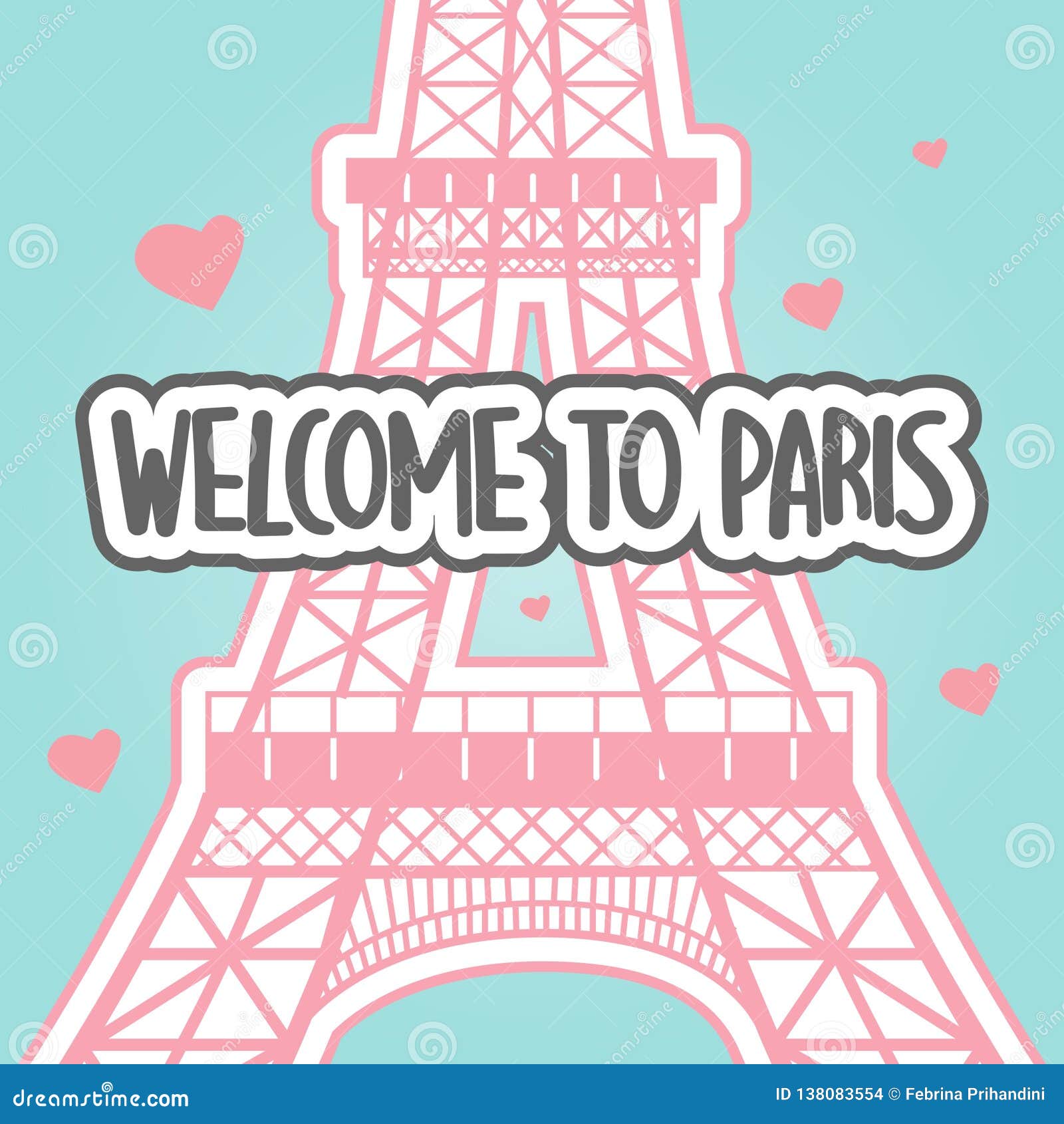 Paris vector background stock vector. Illustration of background ...