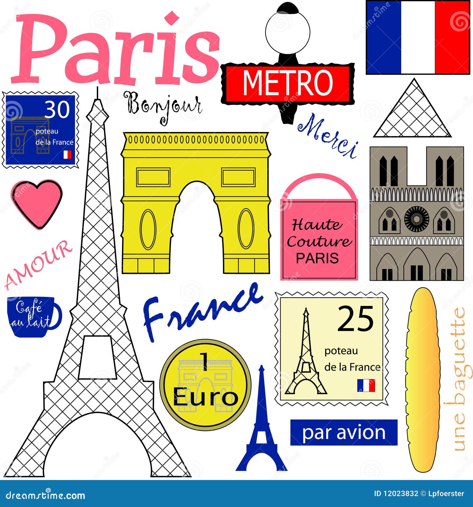 Paris Metro Logo Sign For The Metropolitain Underground Railway System ...