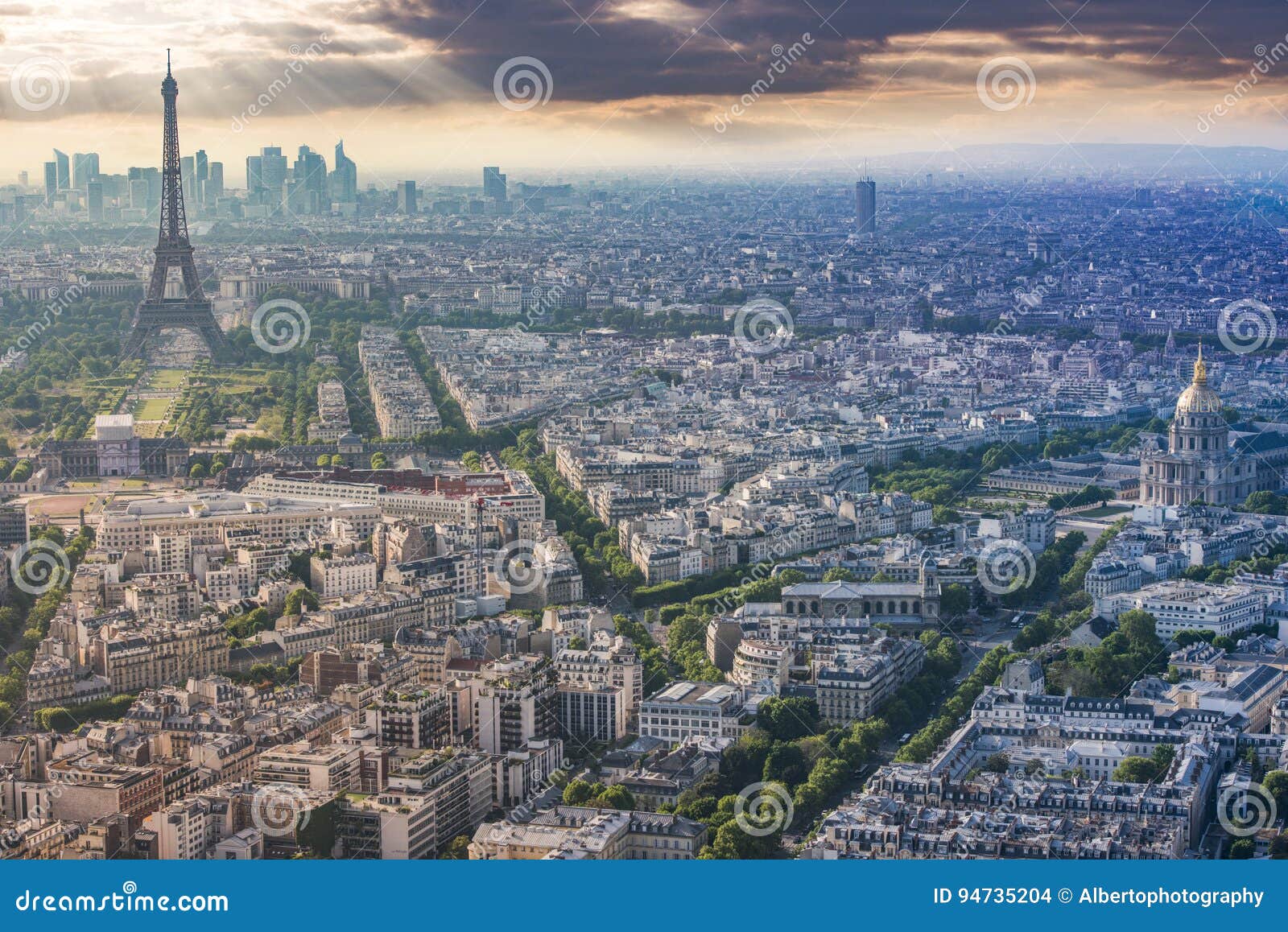 Paris view stock photo. Image of exterior, background - 94735204